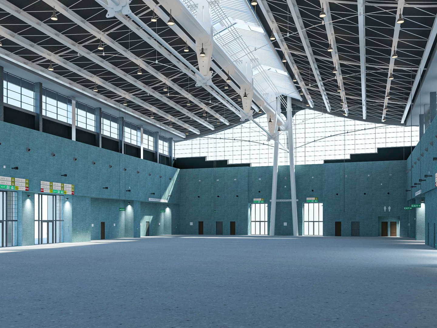 3D Exhibition Hall 6 3D Model - TurboSquid 2074966