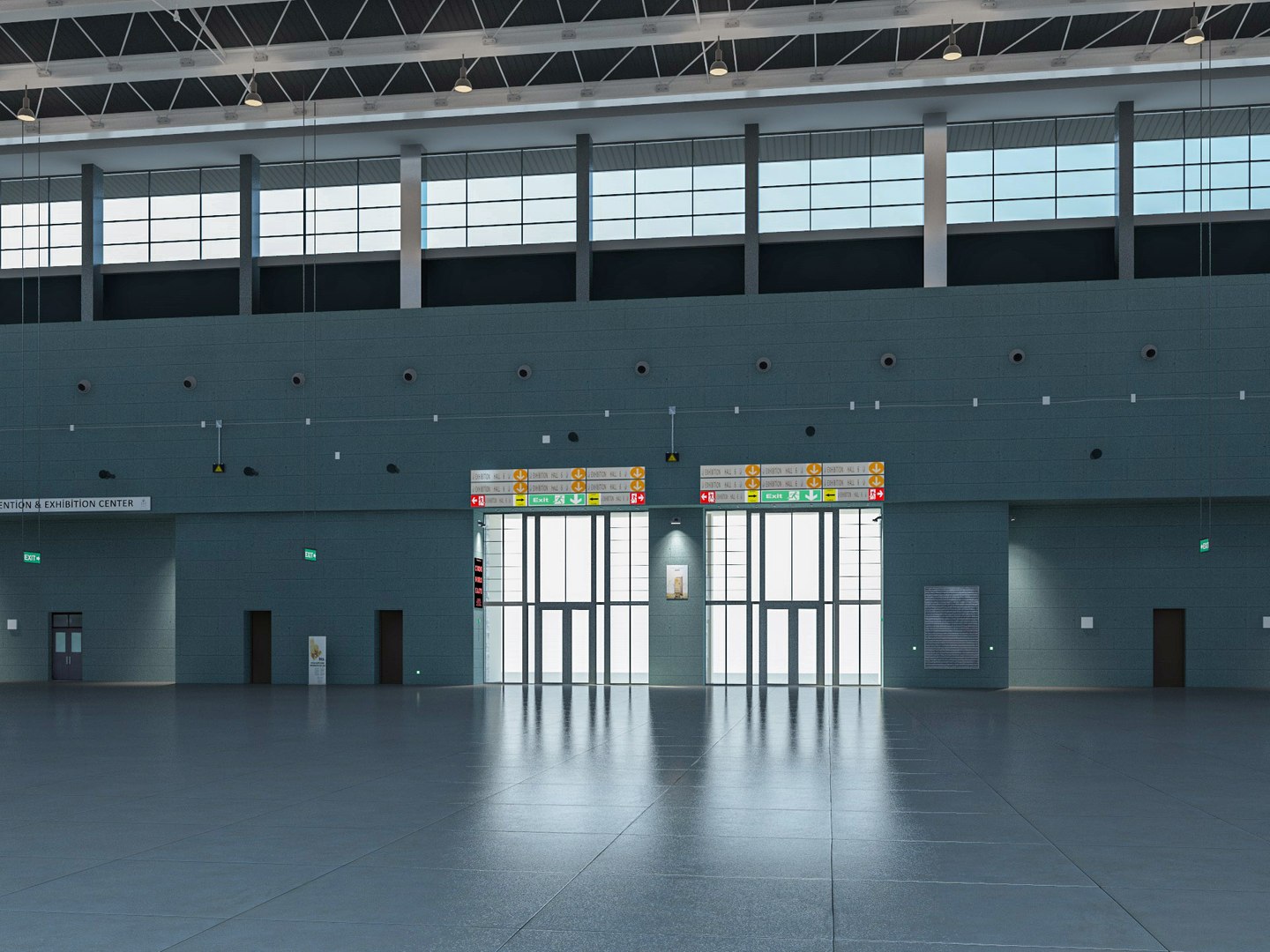 3D Exhibition Hall 6 3D Model - TurboSquid 2074966