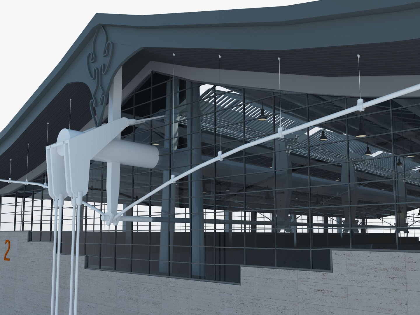 3D Exhibition Hall 6 3D Model - TurboSquid 2074966