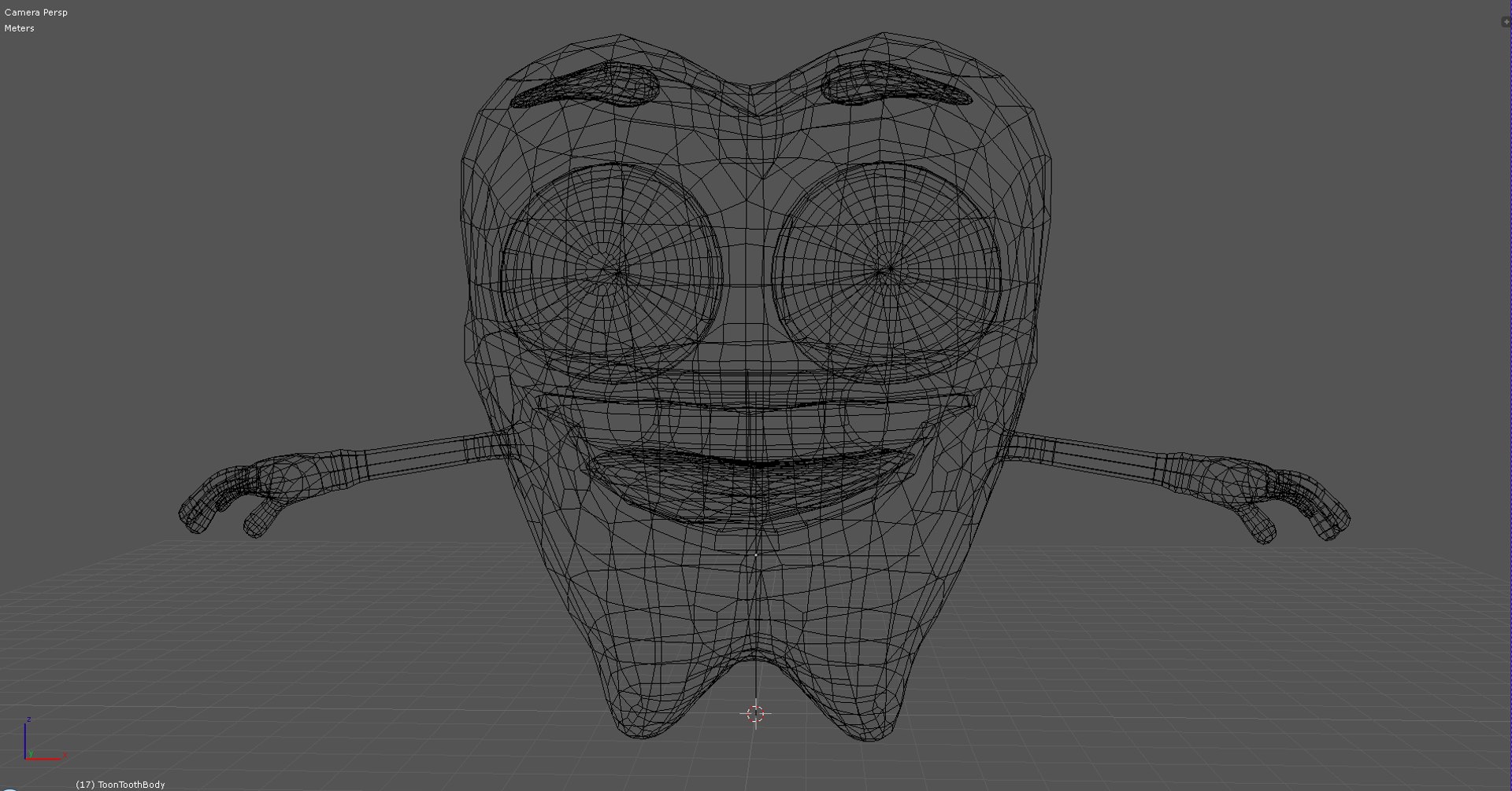 Toon Character Tooth 3D Model - TurboSquid 1273033