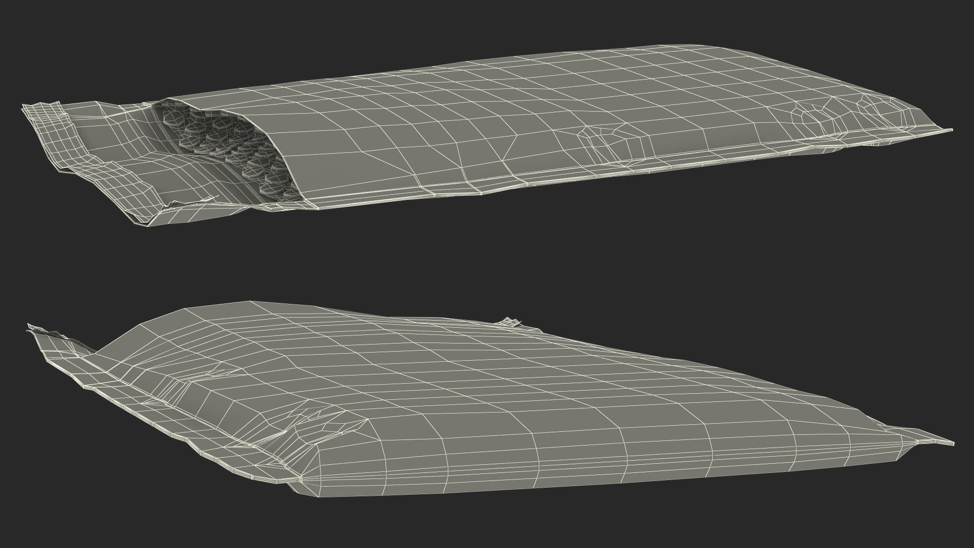 Thick Bubble Envelope White Open 3D - TurboSquid 2177886