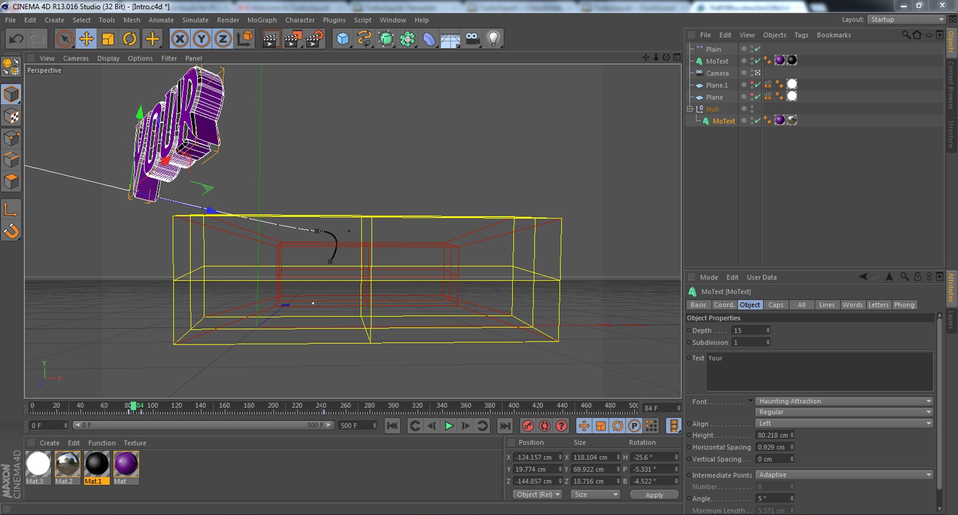 3d Model Intro Template