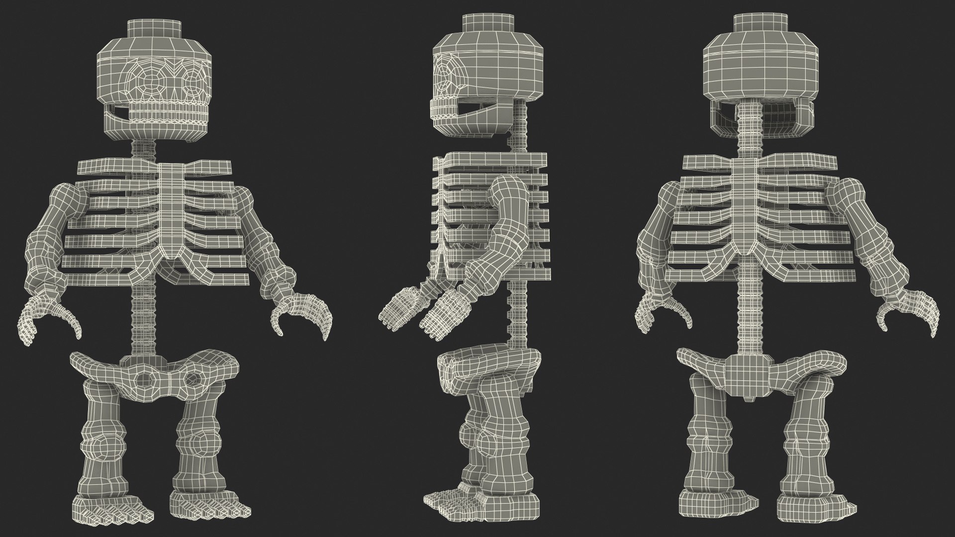 3D Anatomical LEGO Man Skeleton model - TurboSquid 1820862