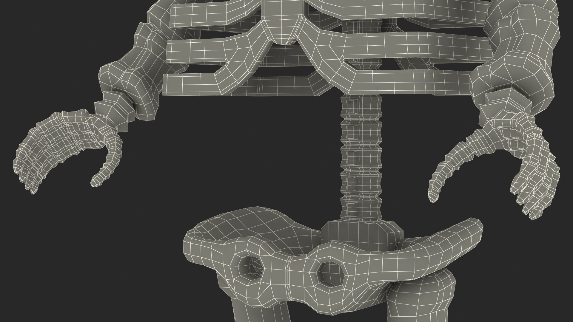 3D Anatomical LEGO Man Skeleton model - TurboSquid 1820862