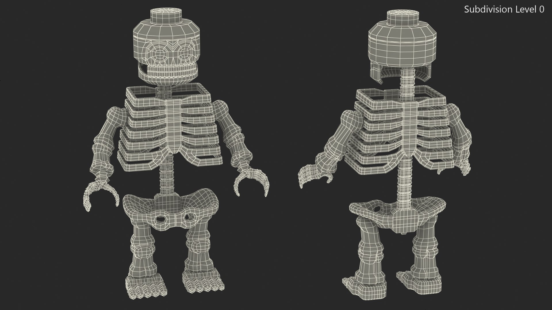 3D Anatomical LEGO Man Skeleton model - TurboSquid 1820862