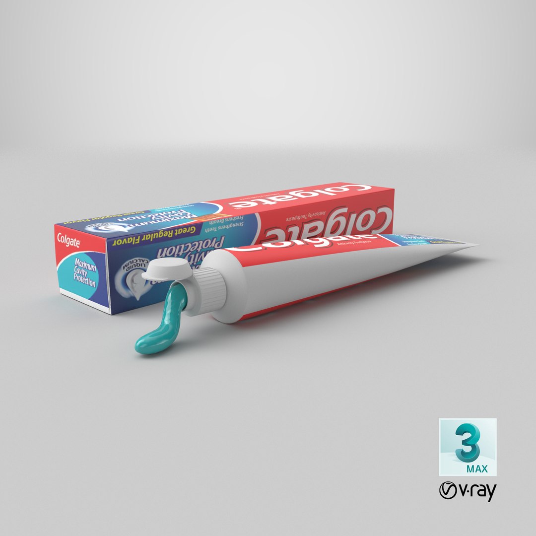 3D Tooth Paste V3 Model - TurboSquid 1668762