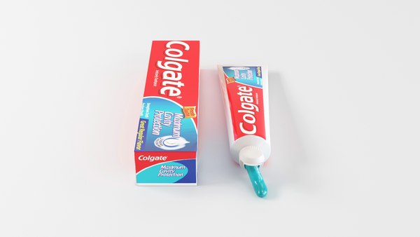 3D tooth paste v3 model - TurboSquid 1668762