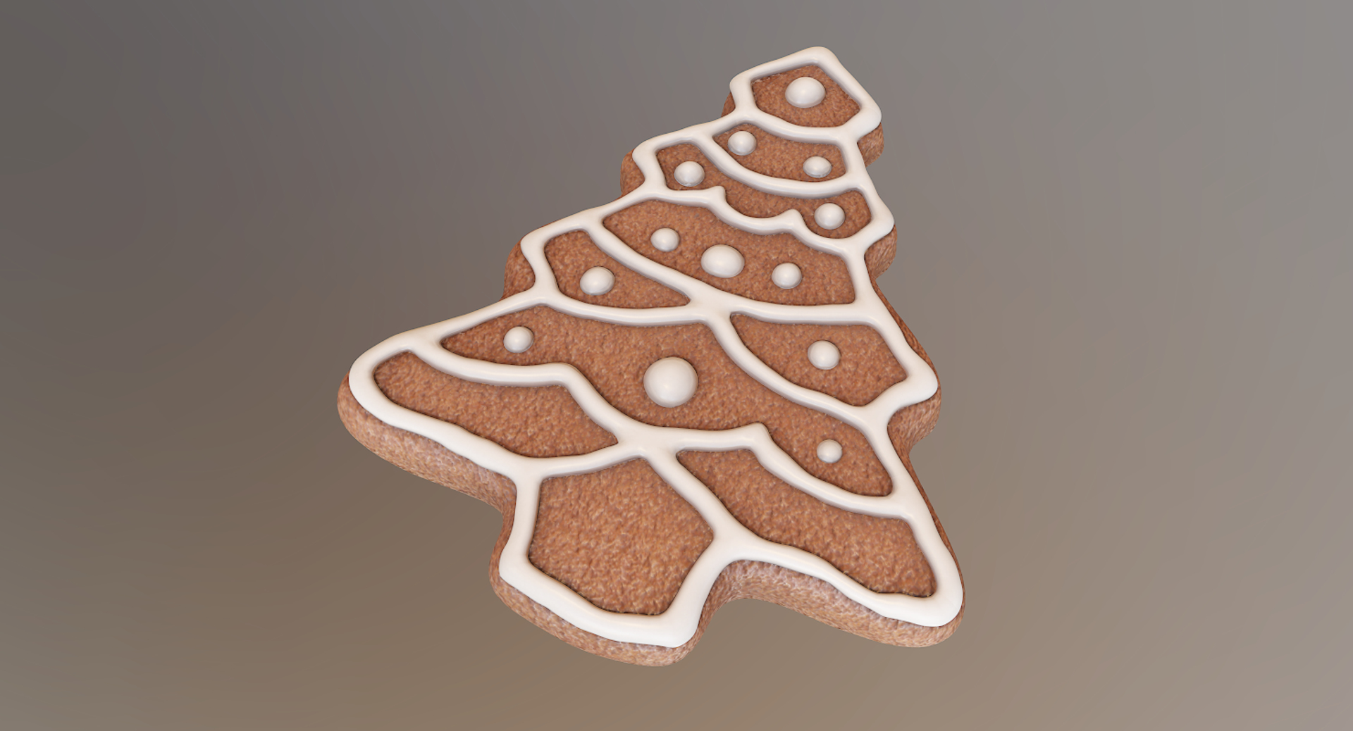 Gingerbread tree 3D model - TurboSquid 1352896