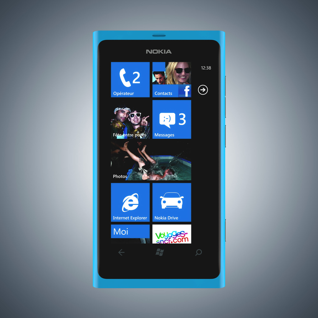 3d nokia lumia 800