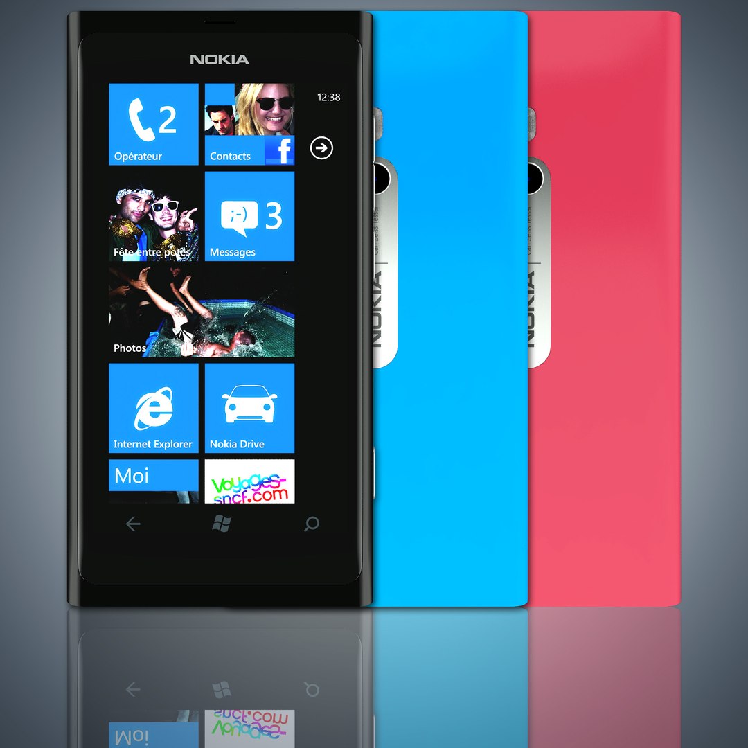 3d nokia lumia 800