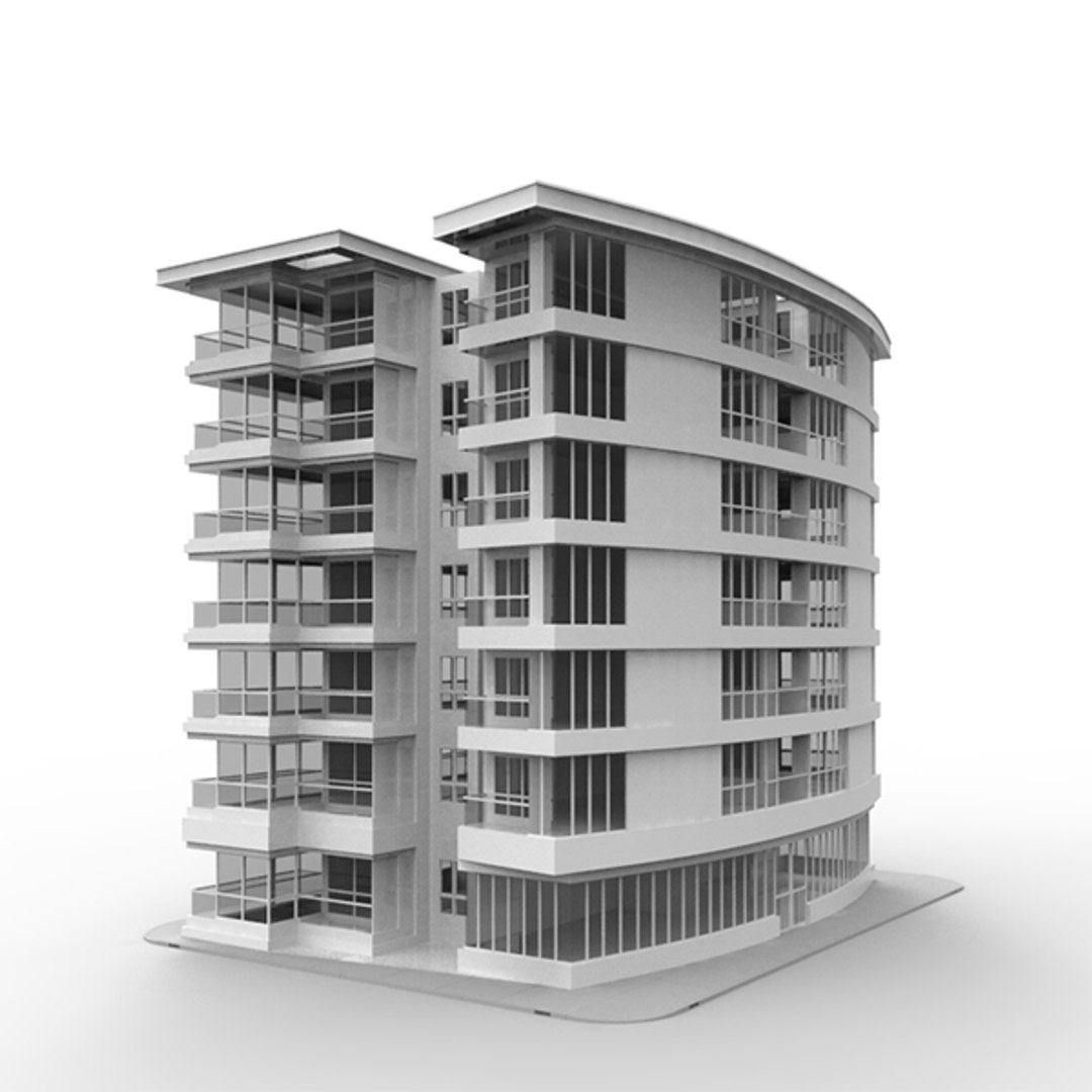 3d Apartment Building