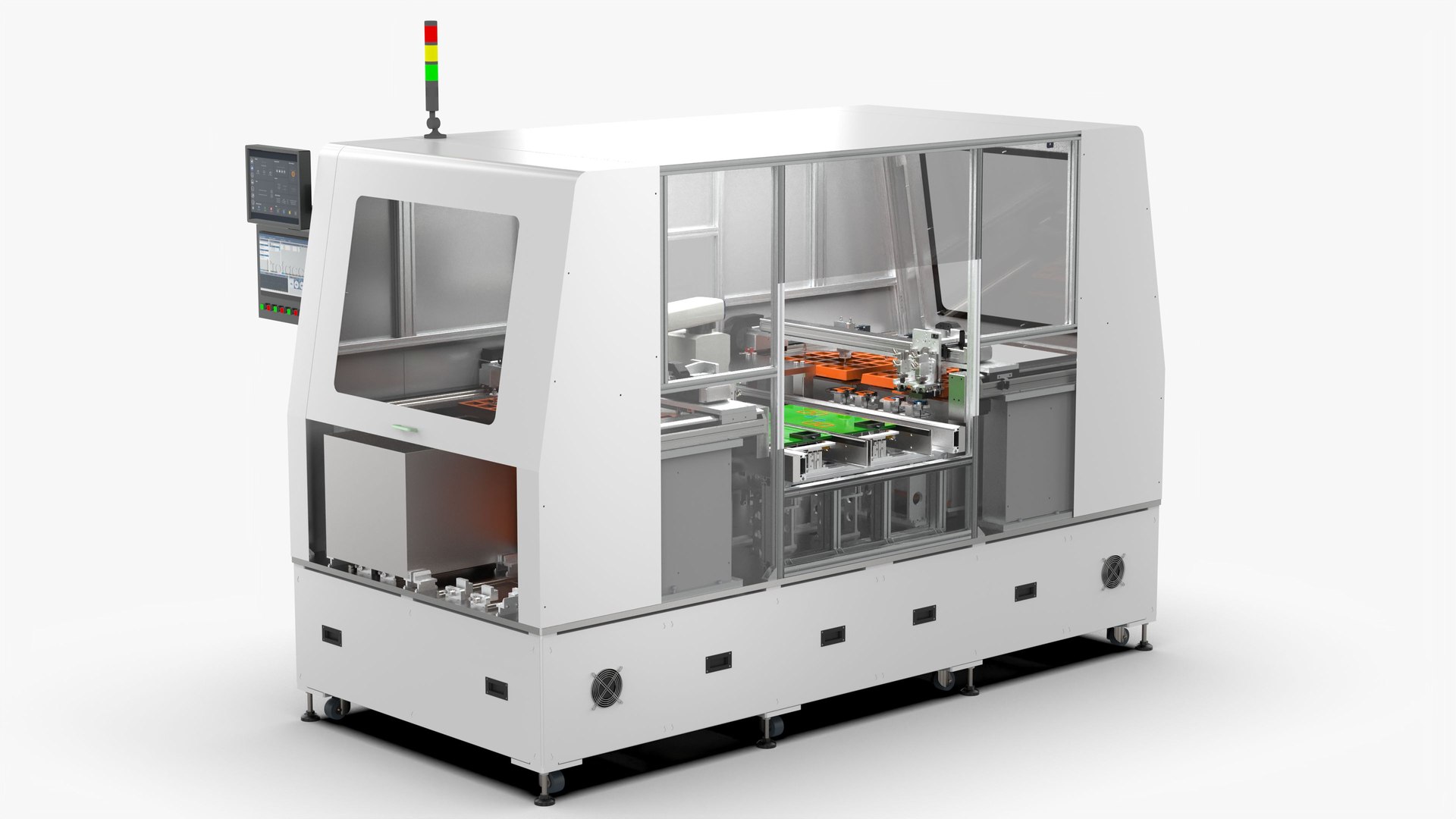 3D Fully Automatic Plug In Machine Model - TurboSquid 2014616