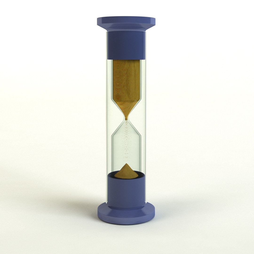 Glass Hourglass Laboratory 3d Model