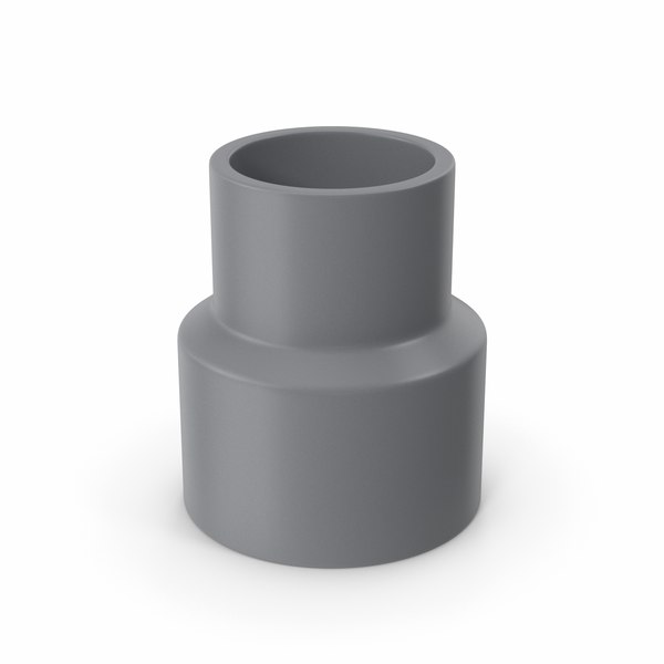 3D Grey Pipe Adapter model - TurboSquid 1938587