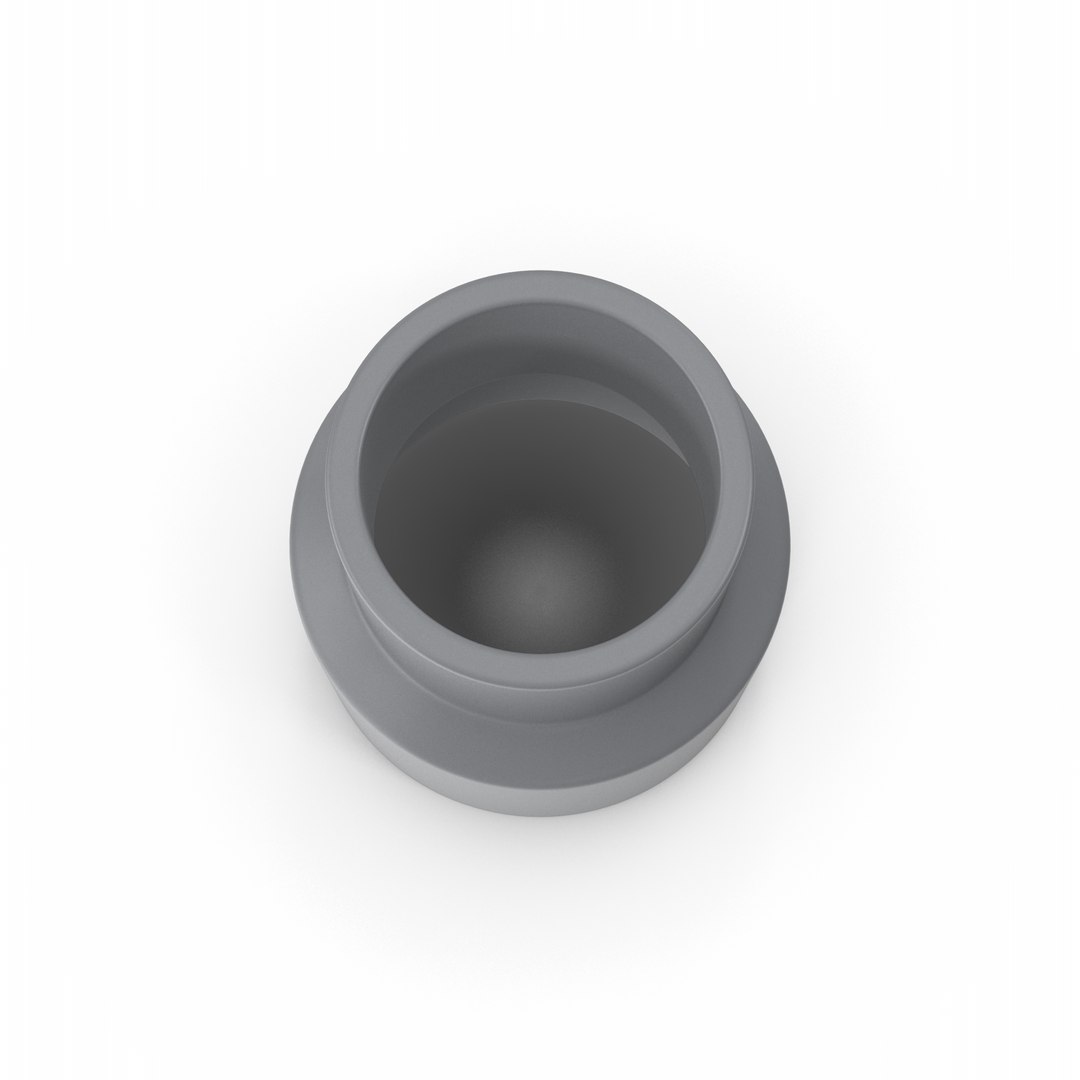 3D Grey Pipe Adapter Model - TurboSquid 1938587