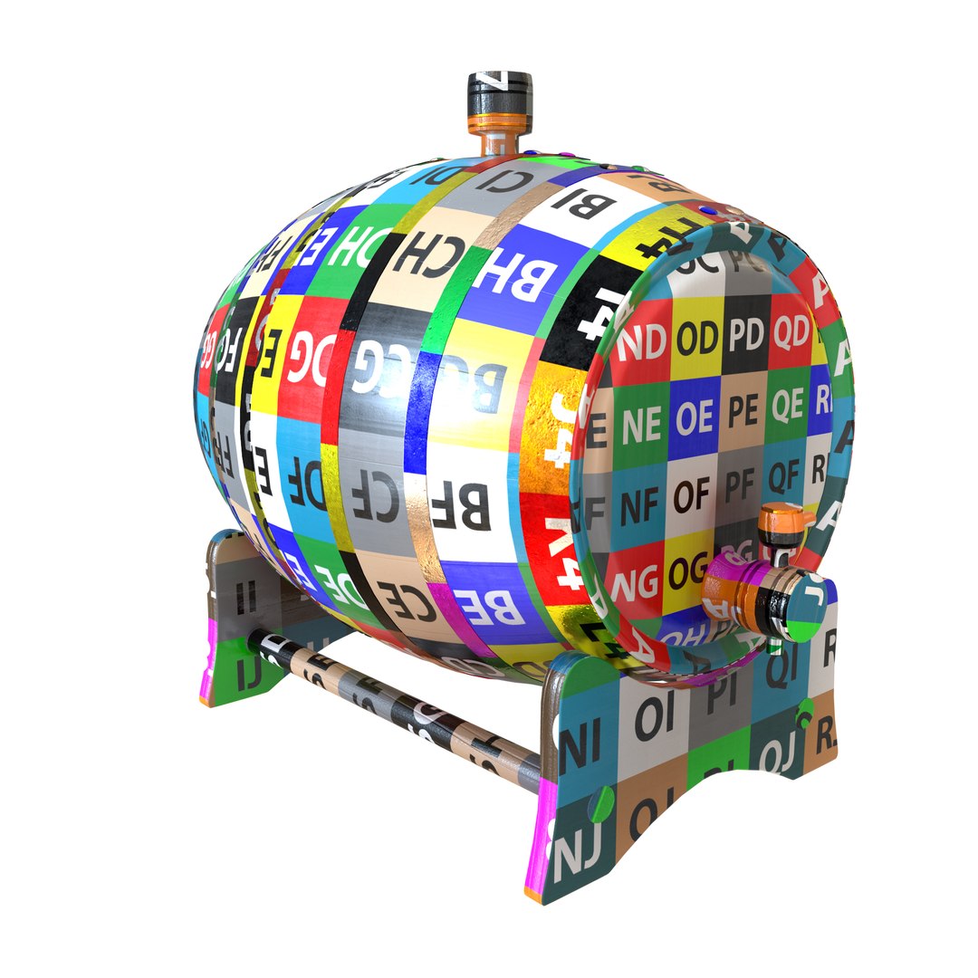 3D wooden whiskey model - TurboSquid 1699414