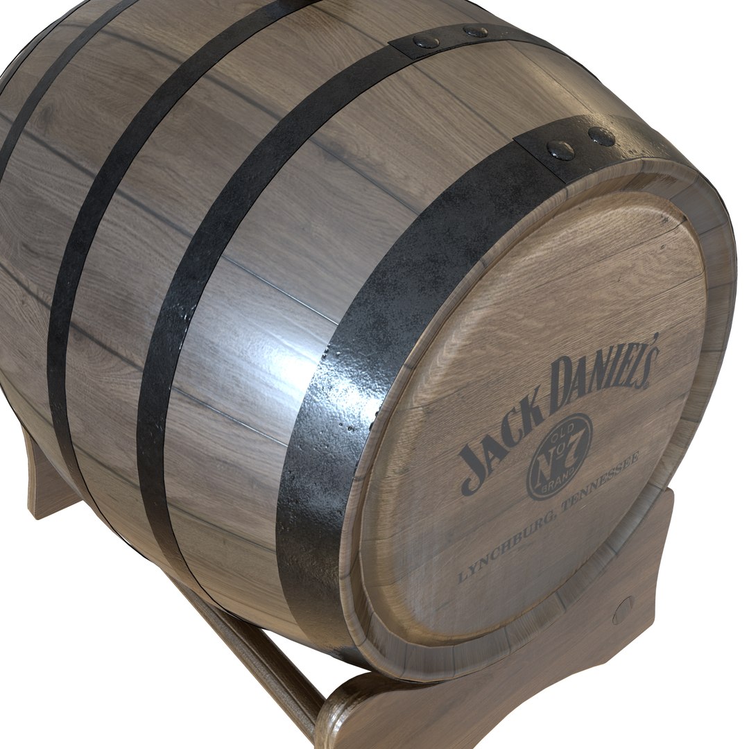 3D wooden whiskey model - TurboSquid 1699414