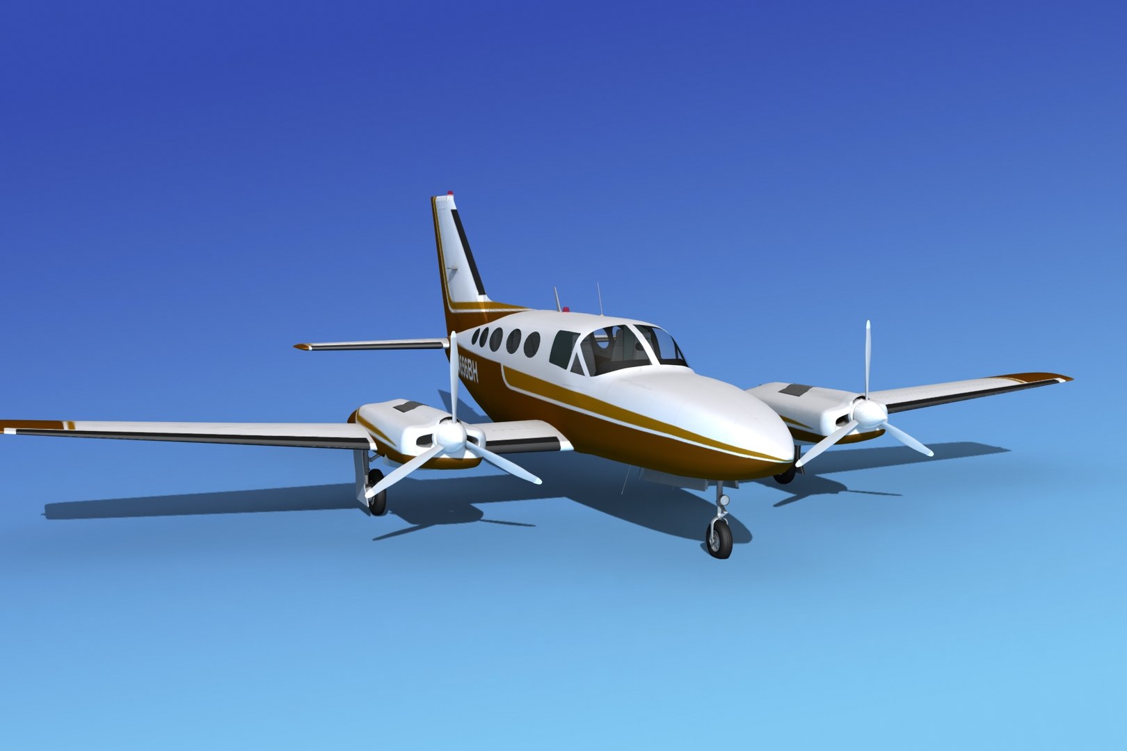 3d scale cessna 414 chancellor