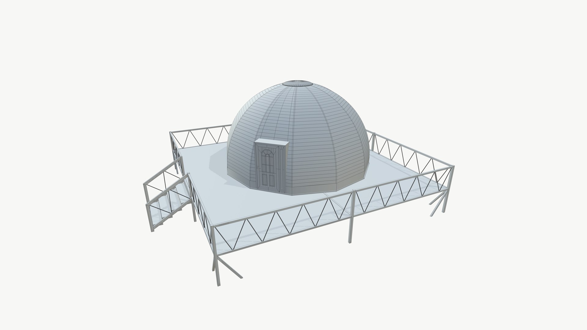 Dome Structure Glamping 3D Model - TurboSquid 2122670