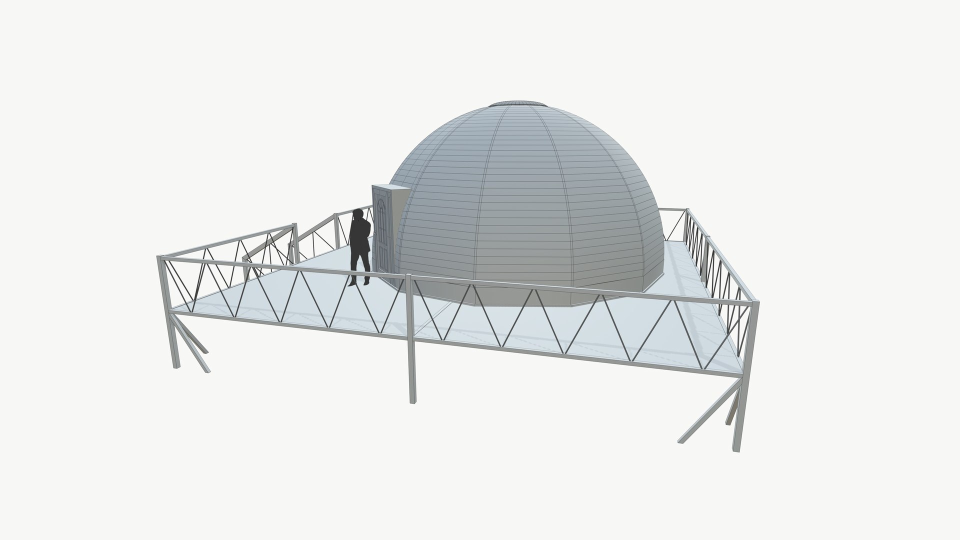 Dome Structure Glamping 3D Model - TurboSquid 2122670