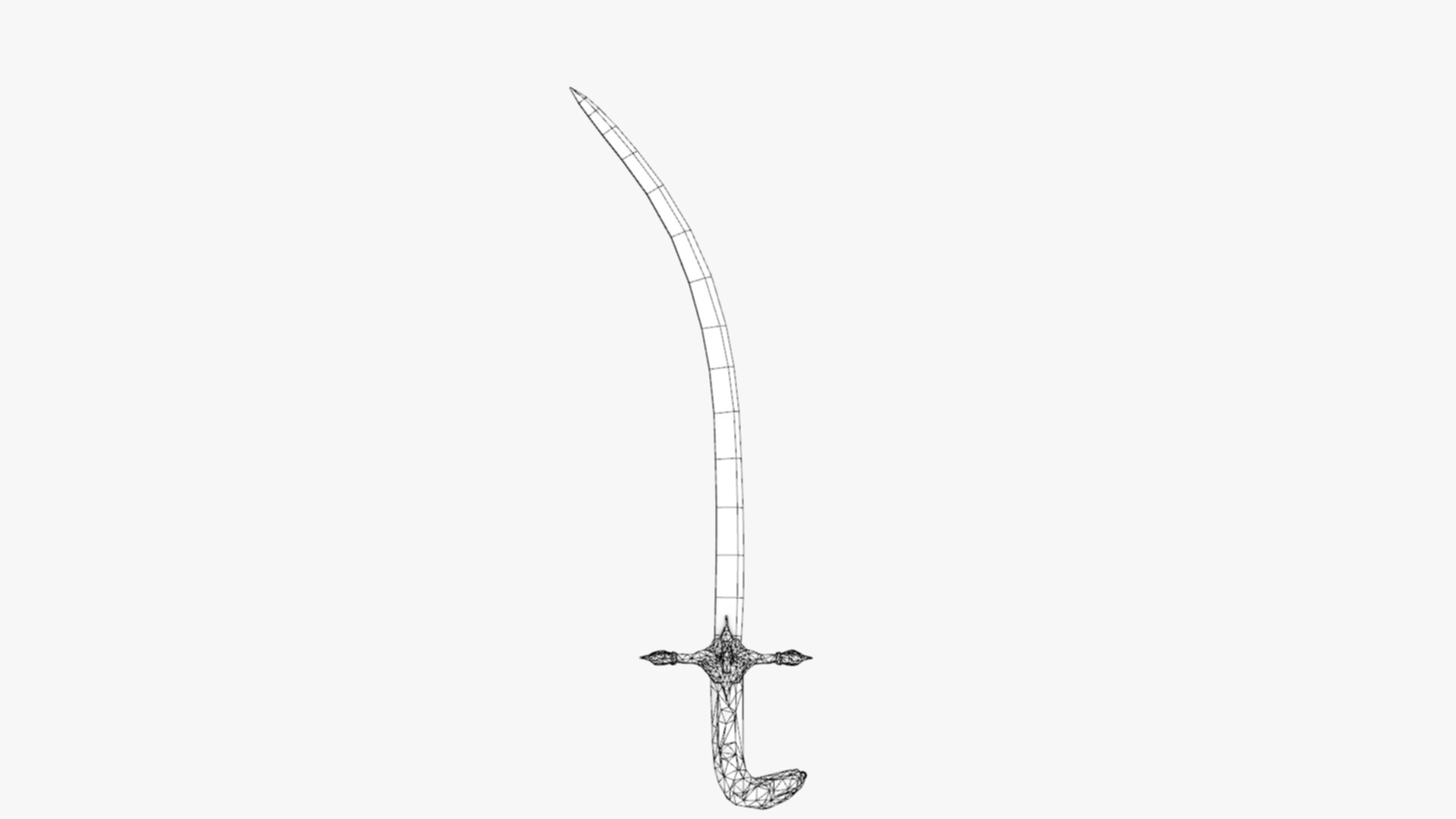 Fantasy Sword RPG Persian Shamshir Kilij Talwar Pulwar Nimcha Pusat ...