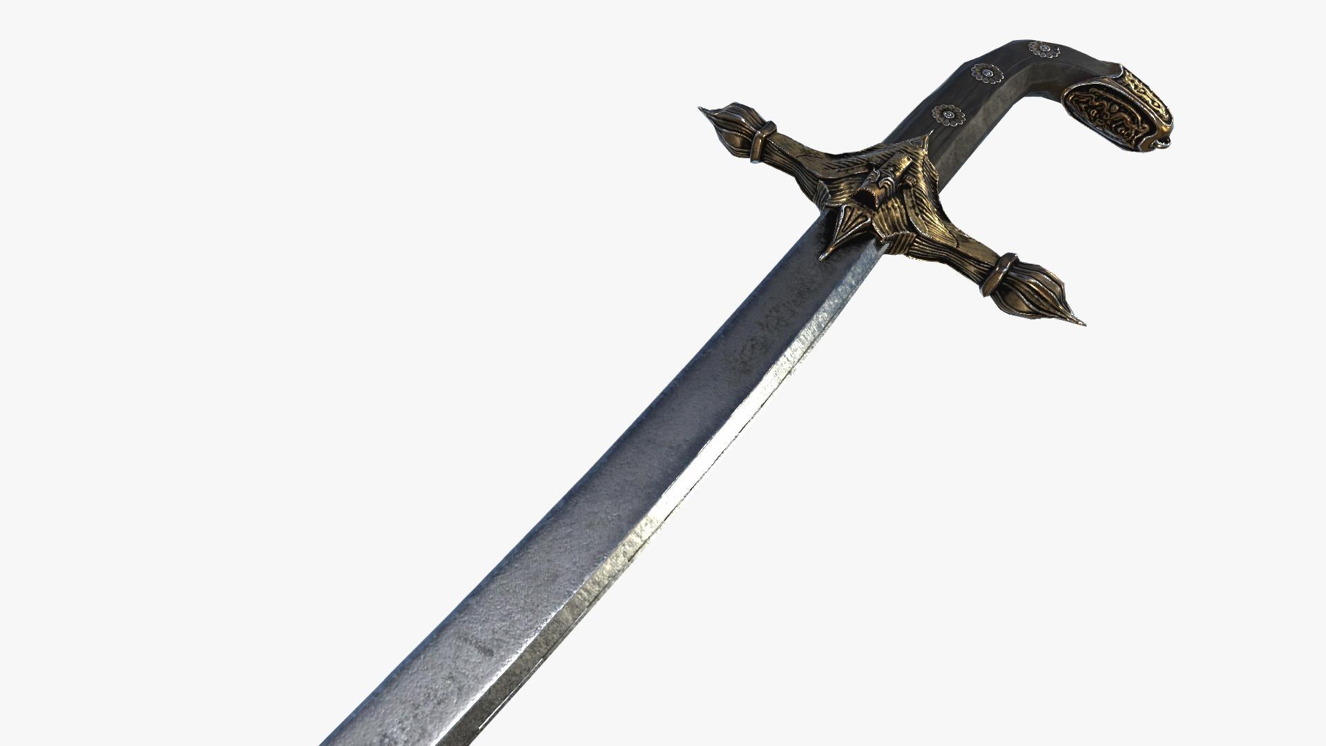 Fantasy Sword RPG Persian Shamshir Kilij Talwar Pulwar Nimcha Pusat ...