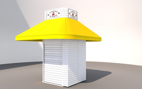 modelo 3d Kiosko griego moderno - TurboSquid 1305680