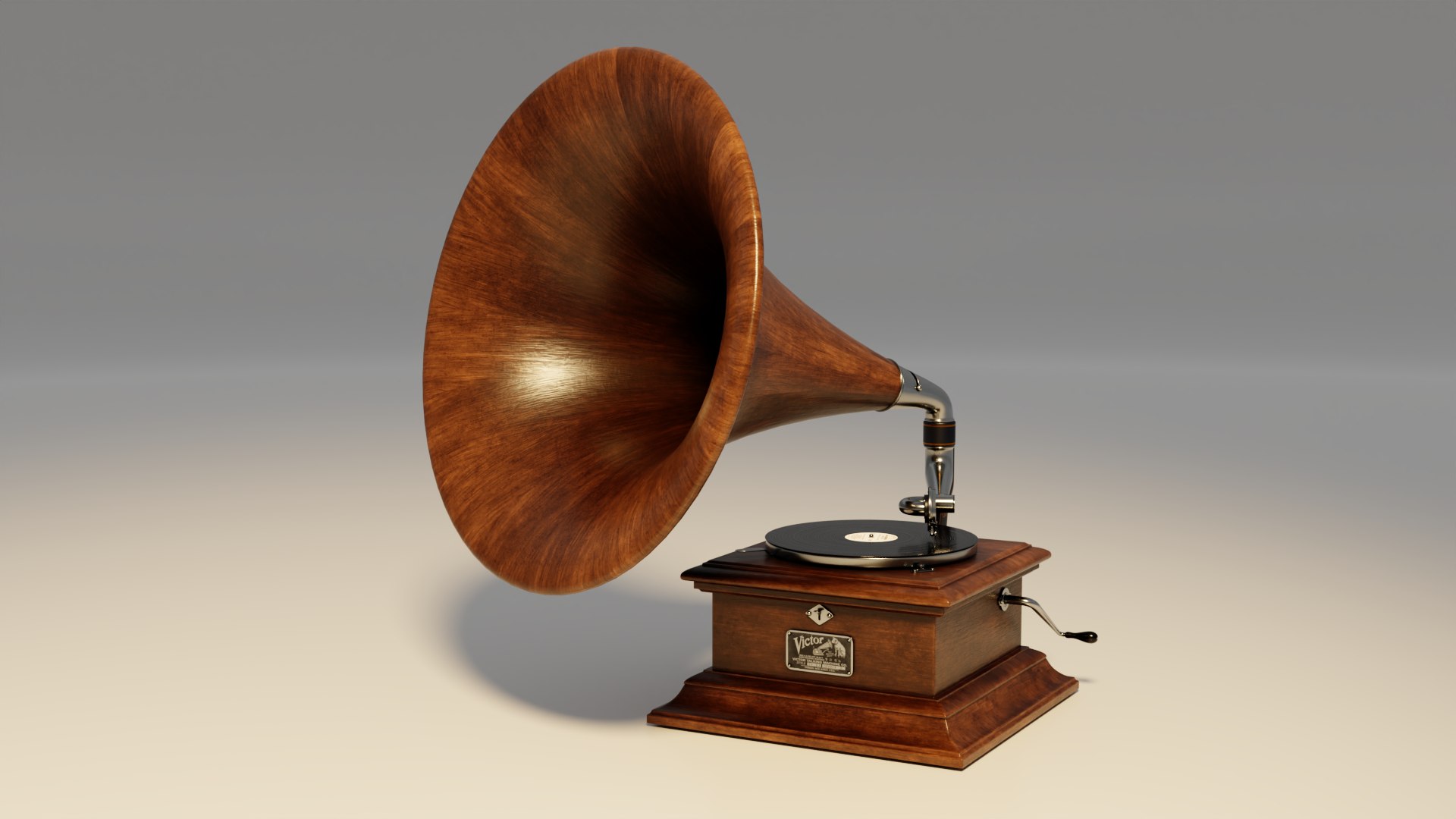 Phonograph 3D model - TurboSquid 2061355