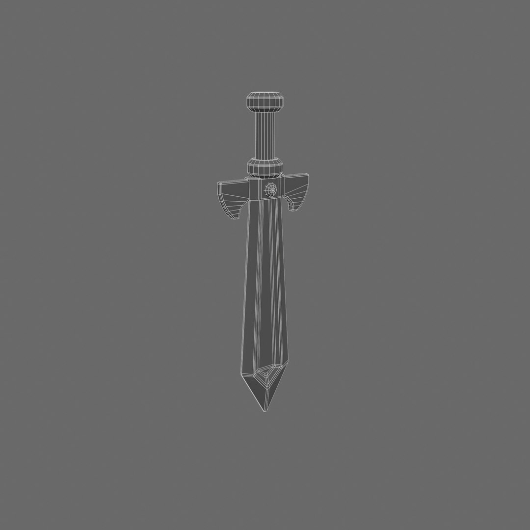 Cartoon Sword 3D Model - TurboSquid 2061525