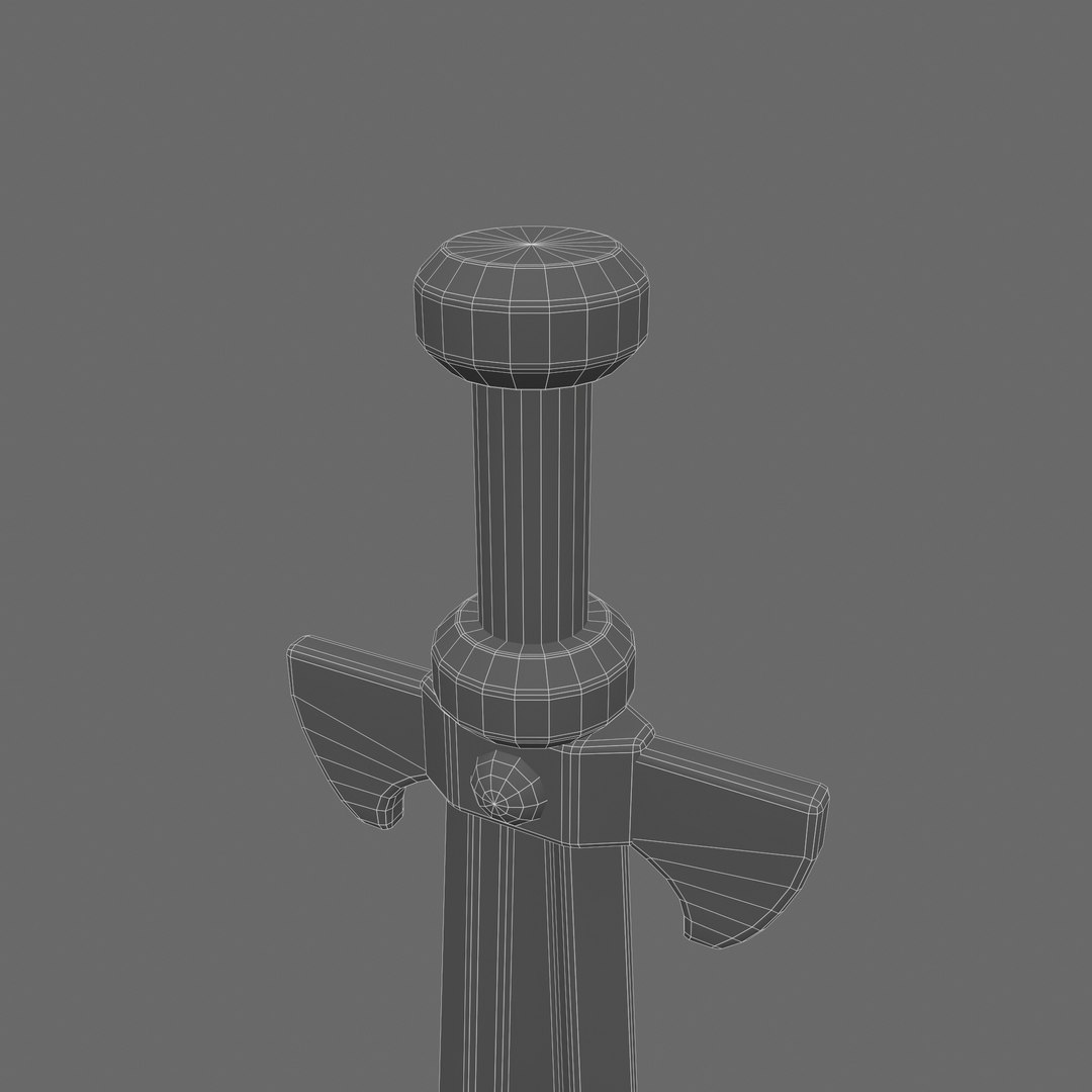 Cartoon Sword 3D Model - TurboSquid 2061525