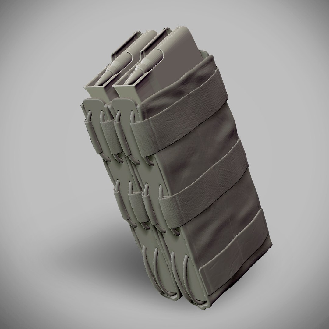 3d Double Magazine Pouch G36 Model