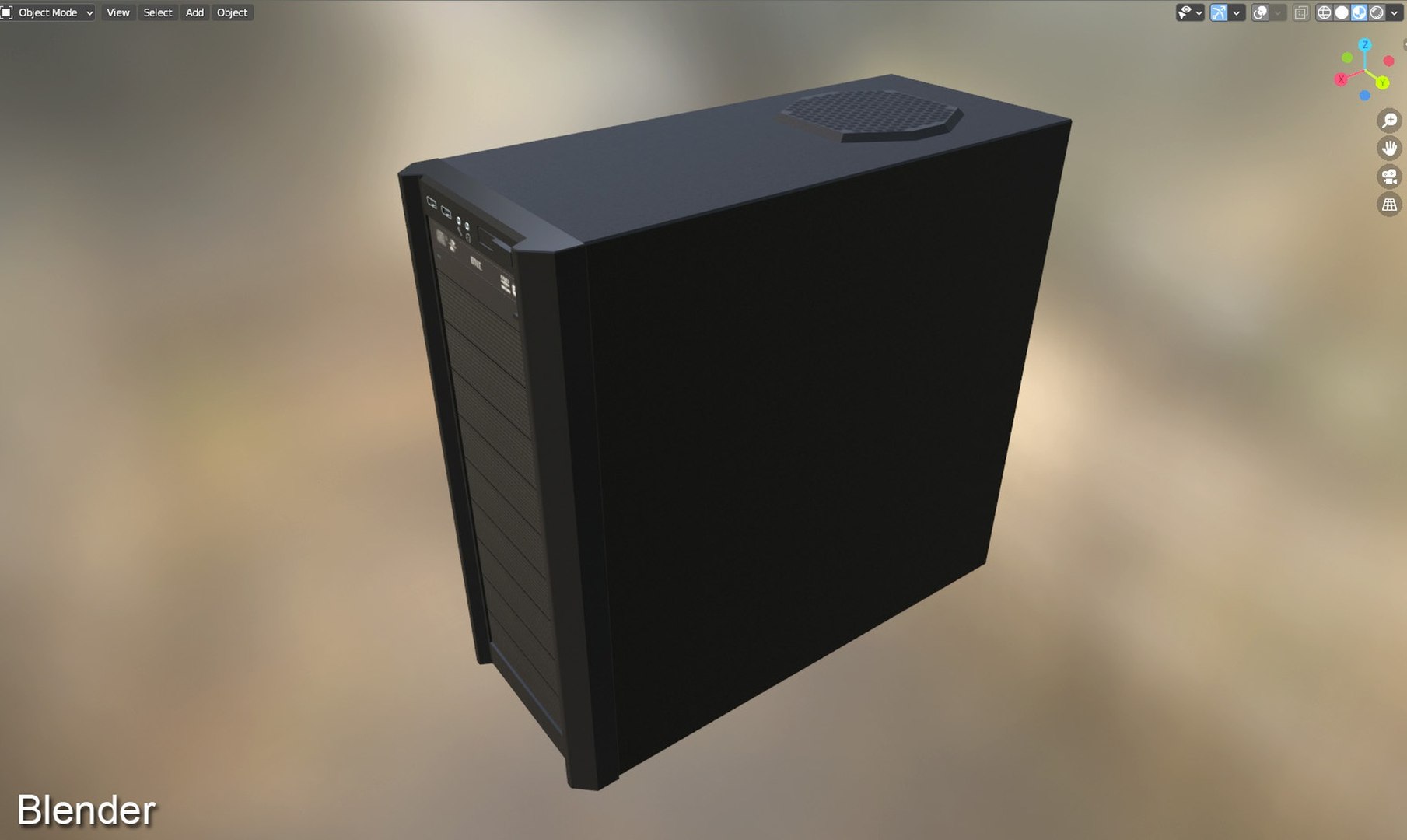 3D Computer Tower - Circa 2010s Model - TurboSquid 2259941