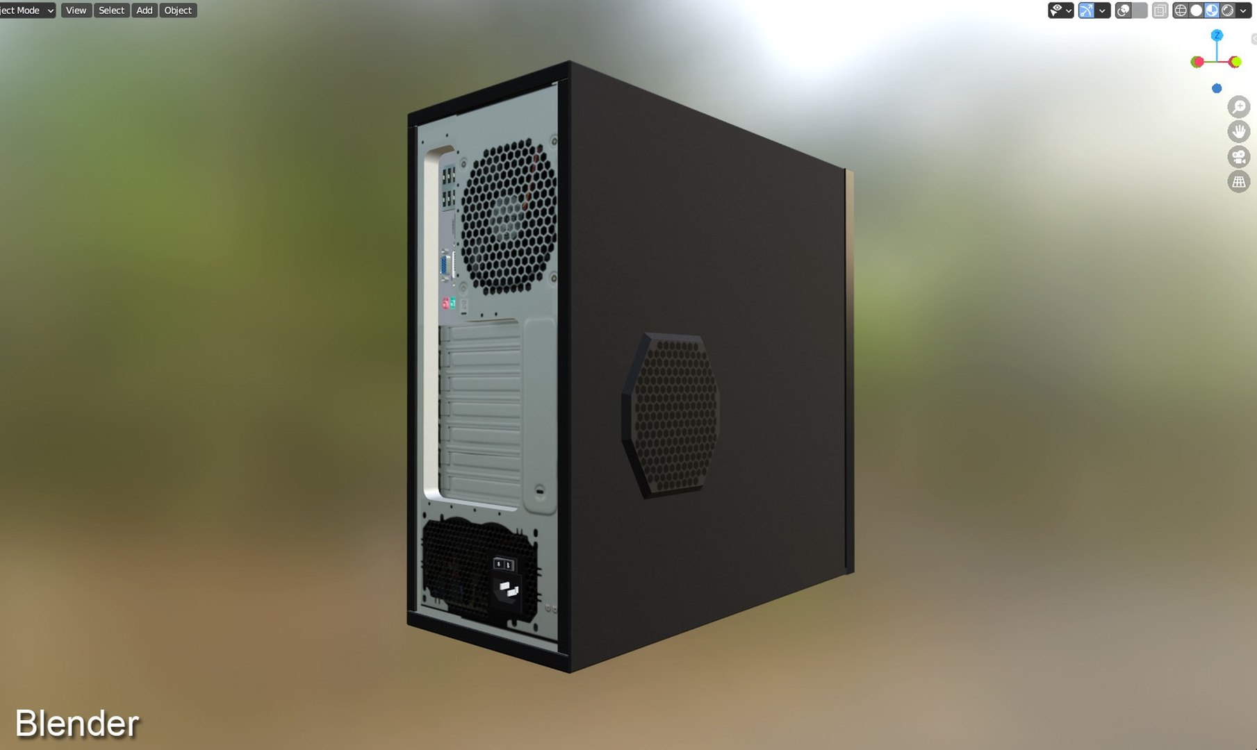 3D Computer Tower - Circa 2010s Model - TurboSquid 2259941