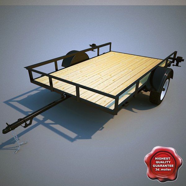 Utility Trailer 3D Models for Download | TurboSquid