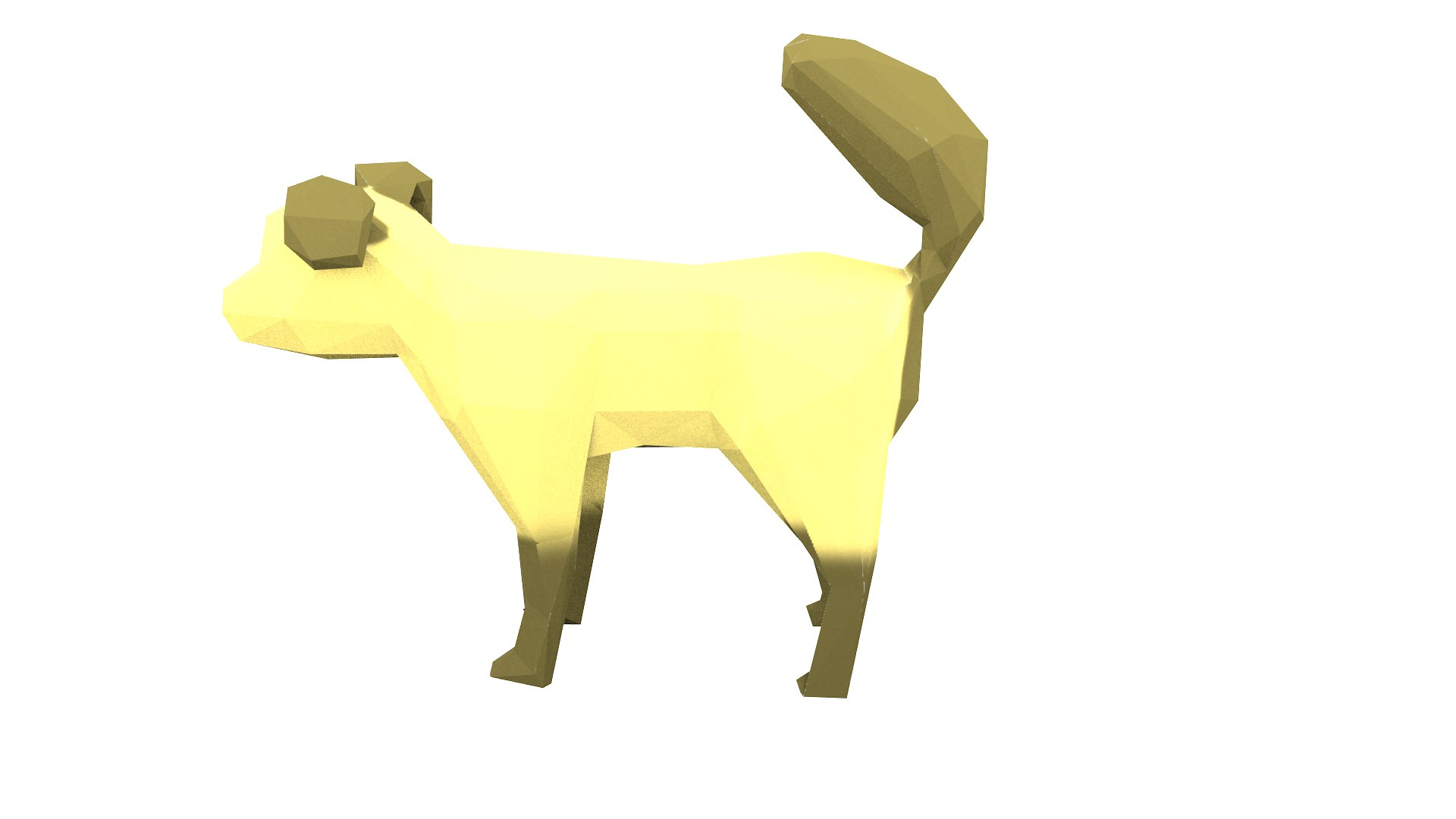 Lowpoly Dog 3D - TurboSquid 2273564