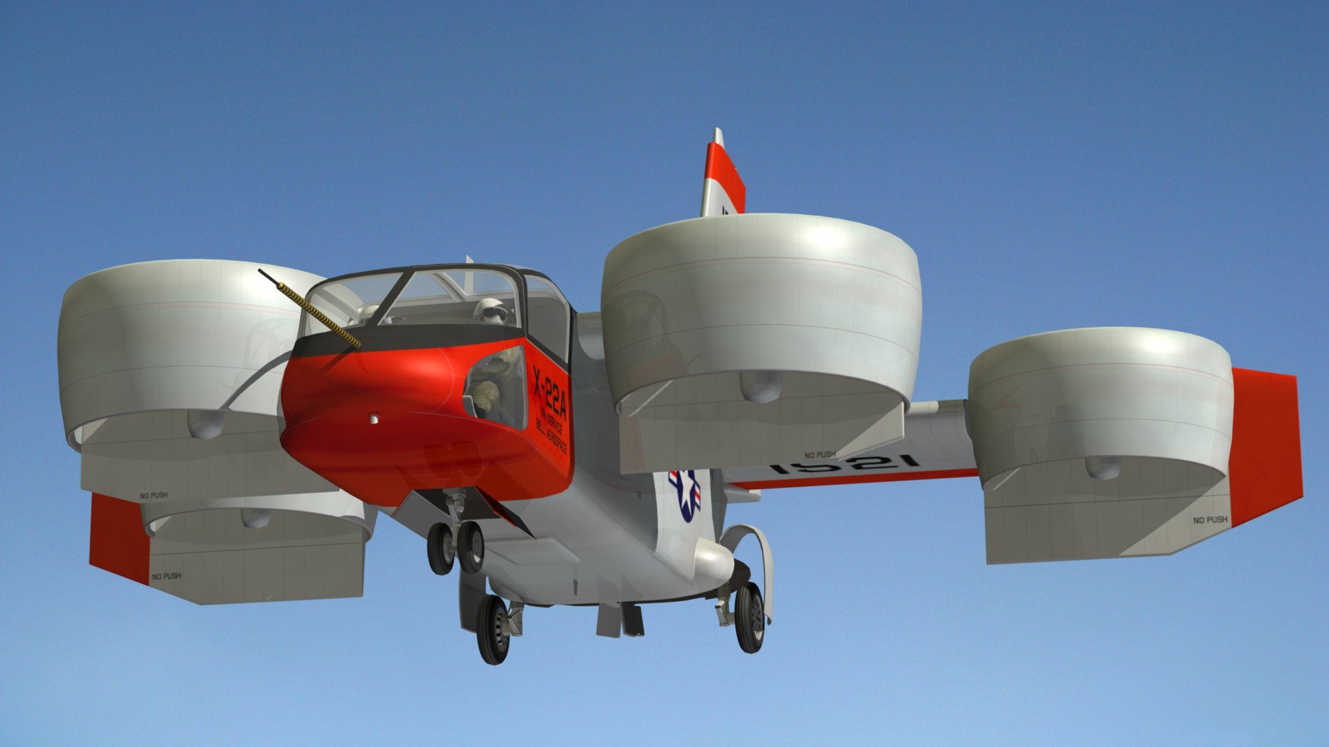 Bell X22 3D - TurboSquid 1369676