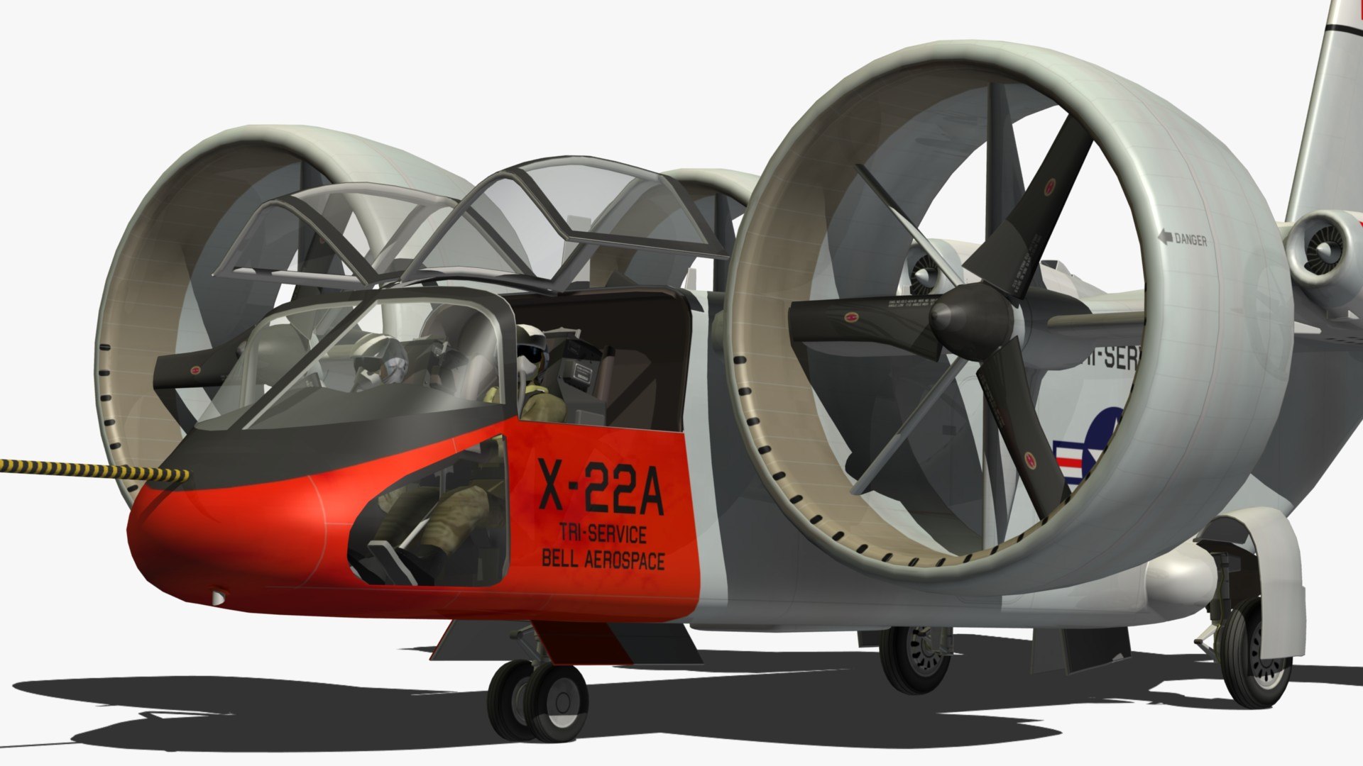 Bell X22 3D - TurboSquid 1369676