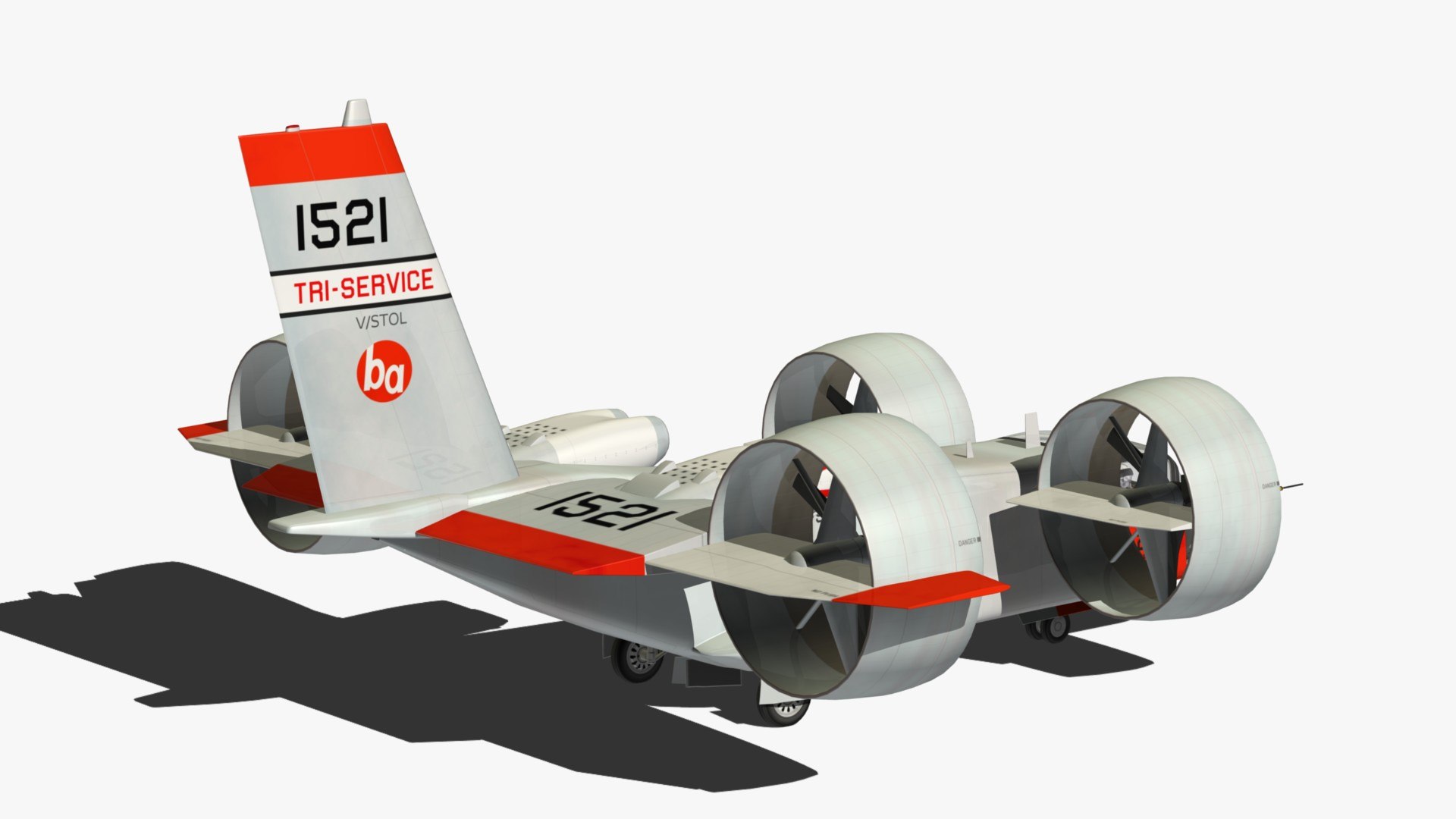 Bell X22 3D - TurboSquid 1369676