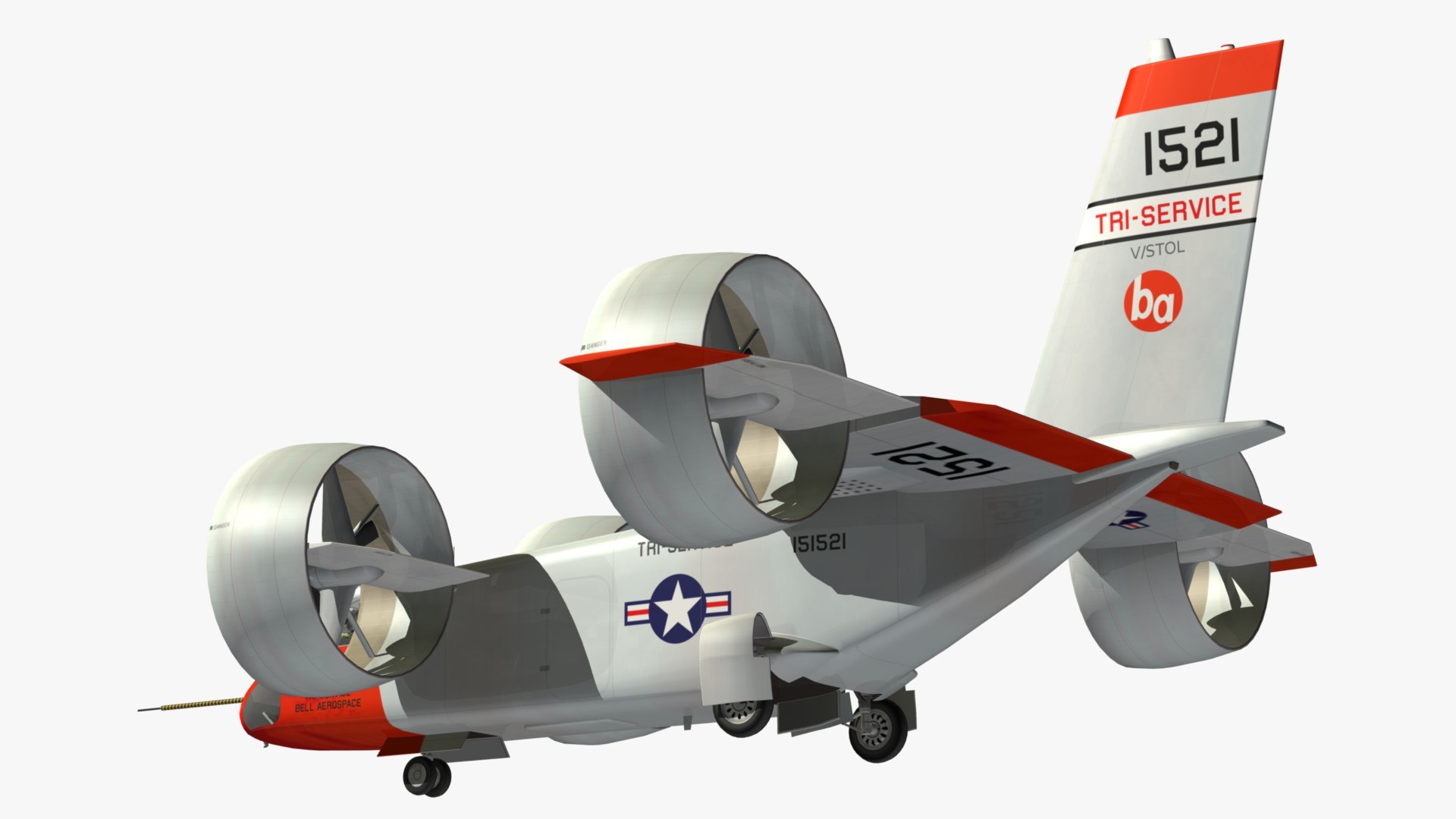 Bell X22 3D - TurboSquid 1369676