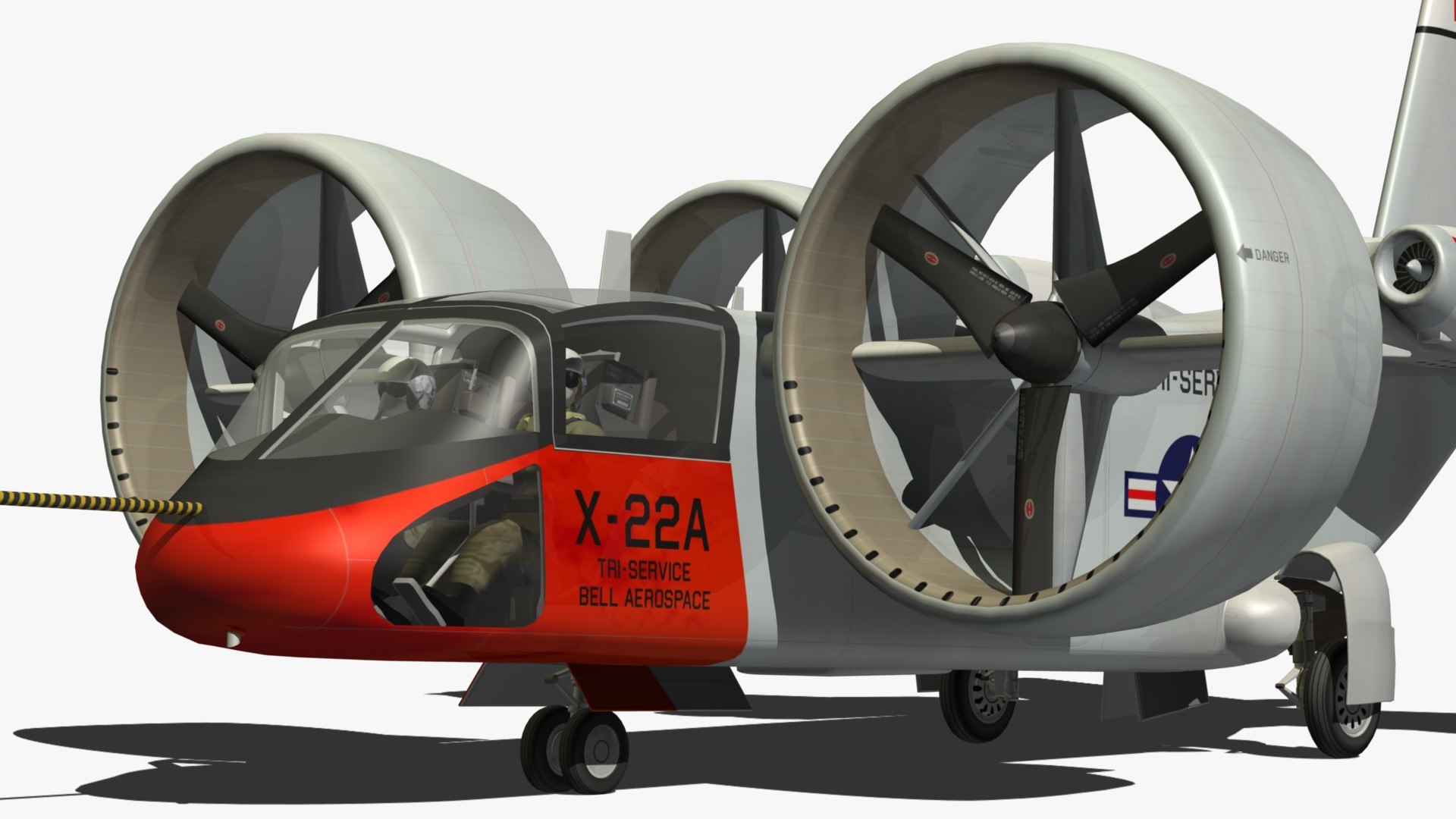 Bell X22 3D - TurboSquid 1369676