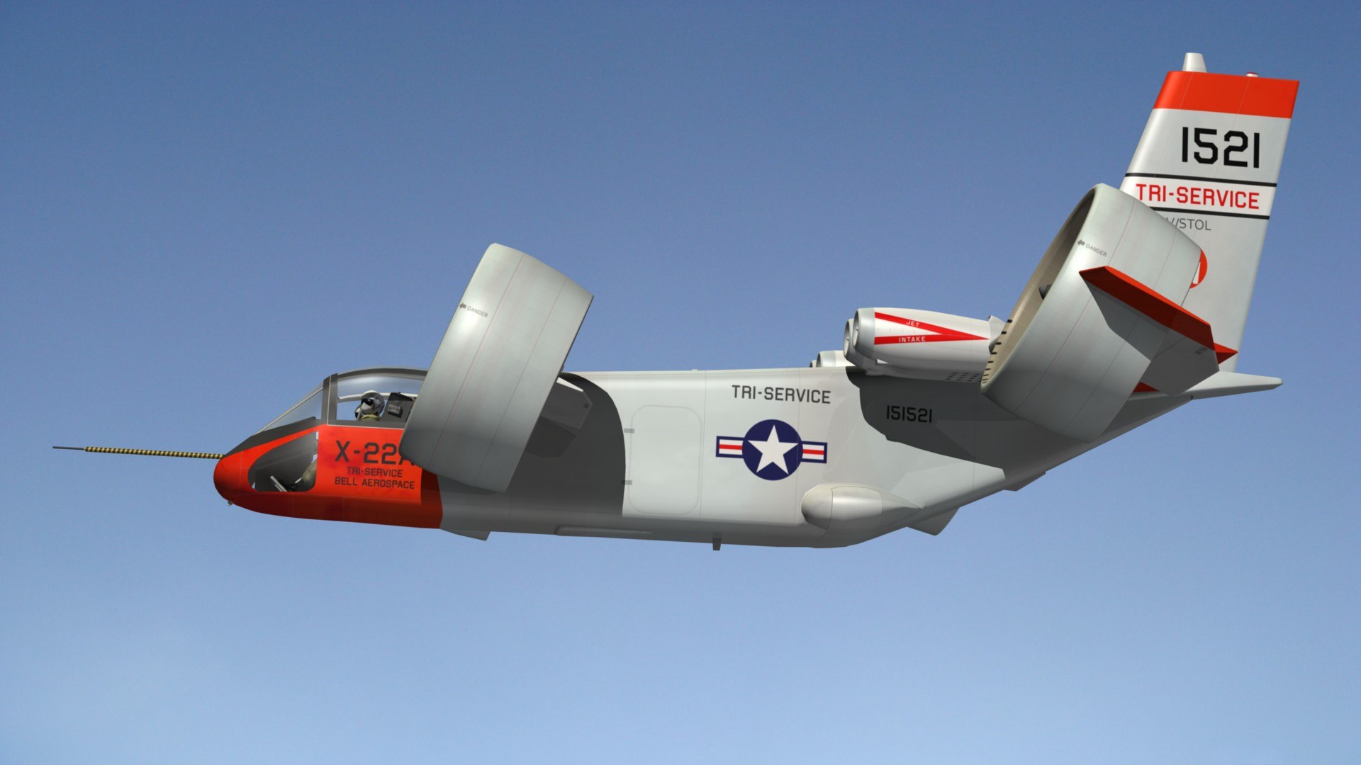 Bell X22 3D - TurboSquid 1369676