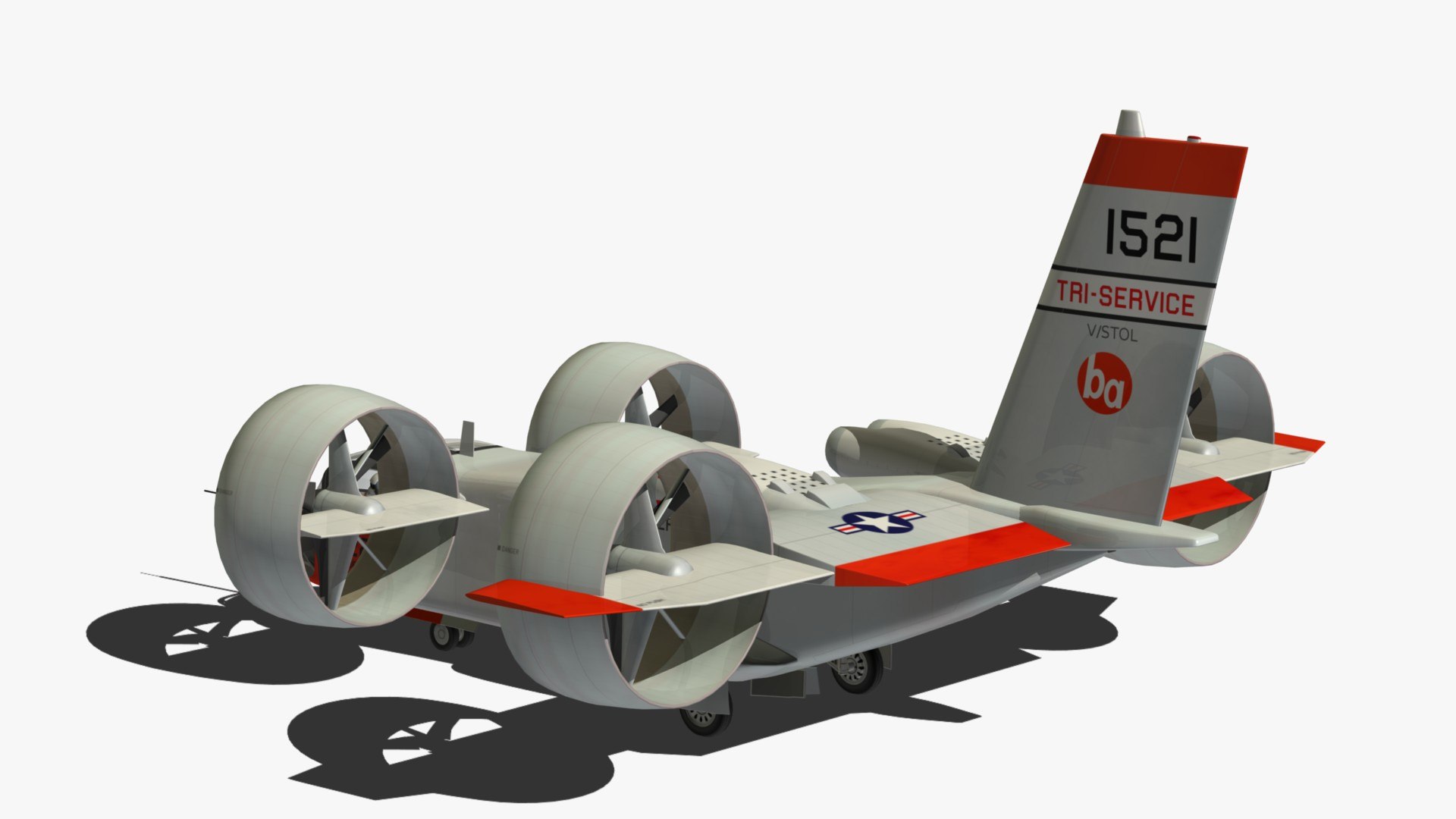 Bell X22 3D - TurboSquid 1369676