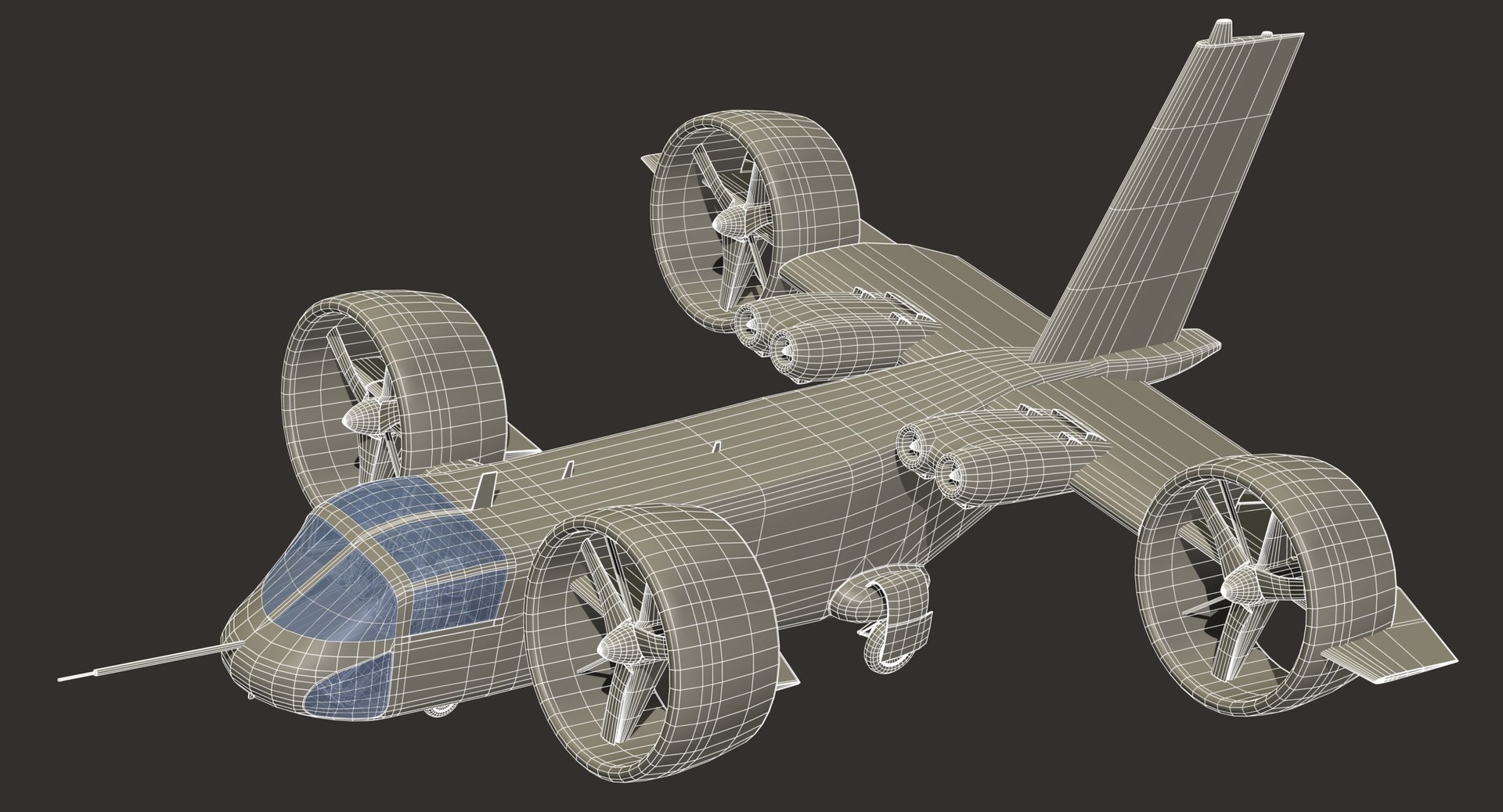 Bell X22 3D - TurboSquid 1369676