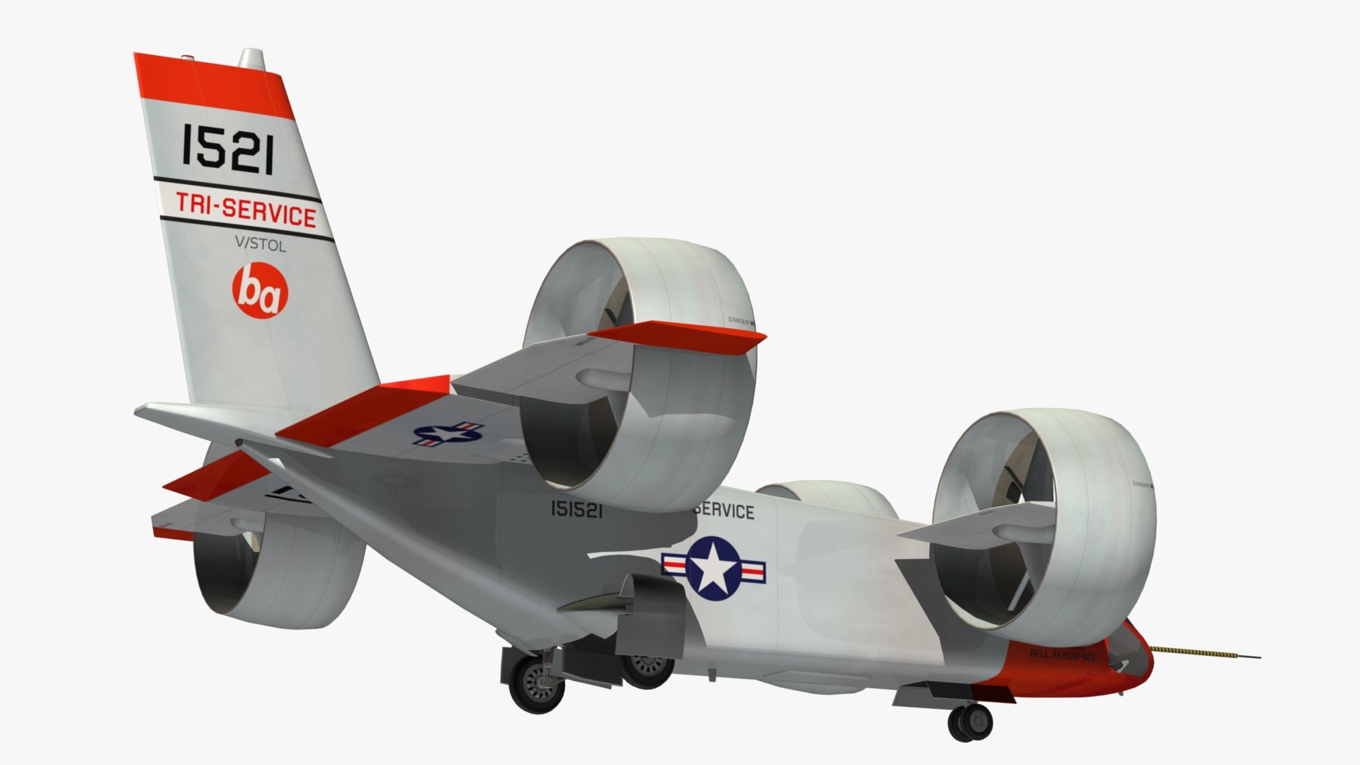 Bell X22 3D - TurboSquid 1369676