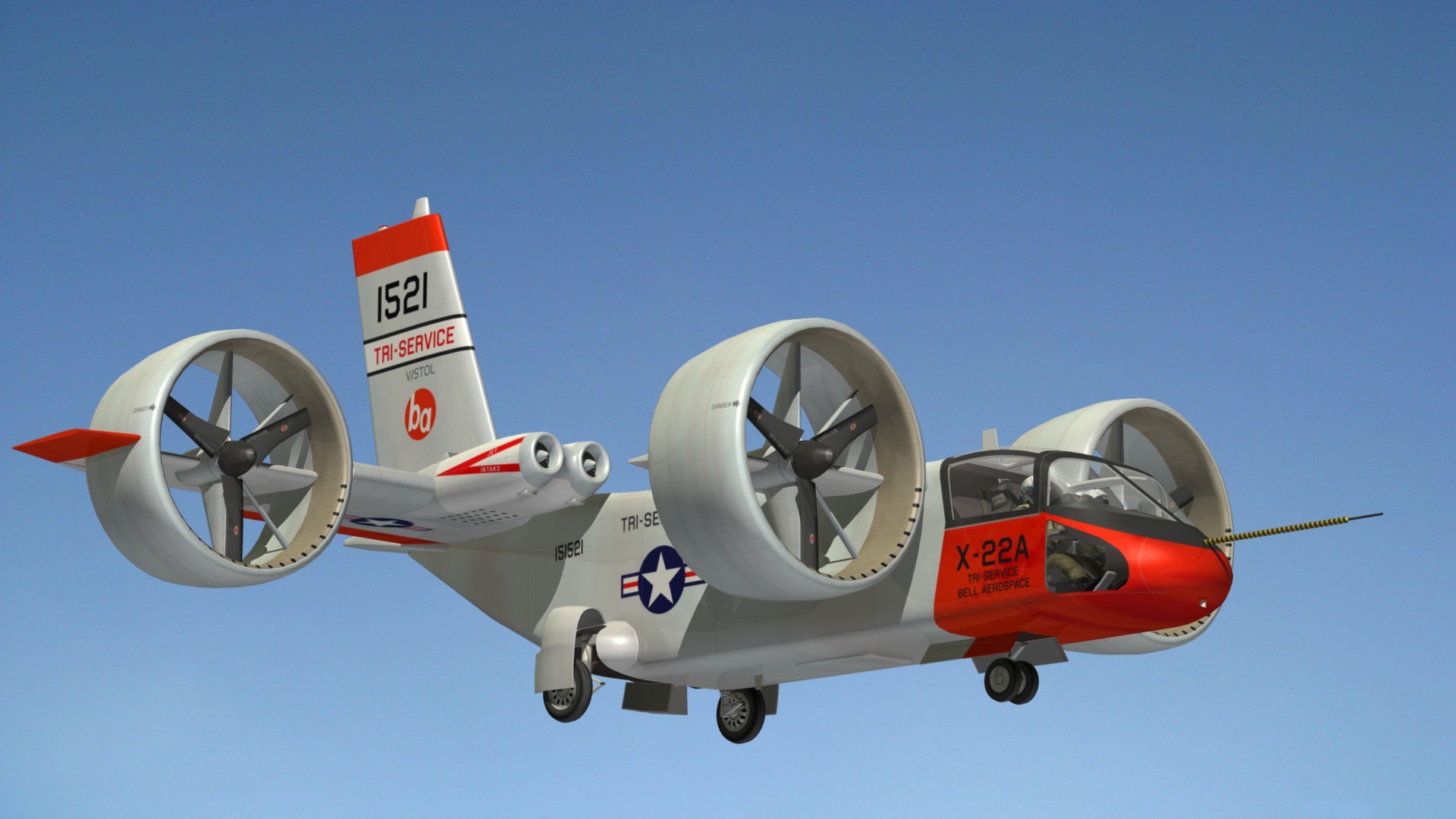 Bell x22 3D - TurboSquid 1369676