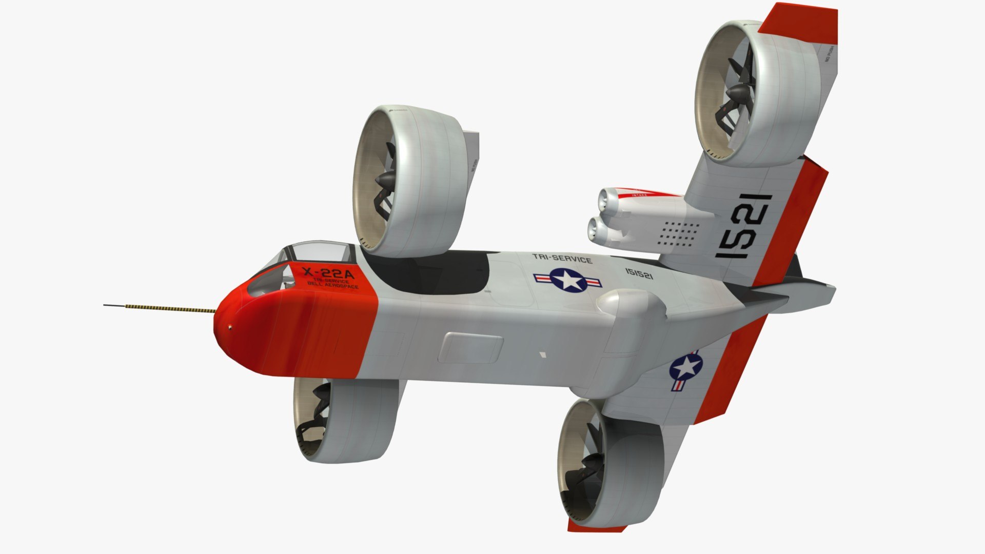 Bell X22 3D - TurboSquid 1369676