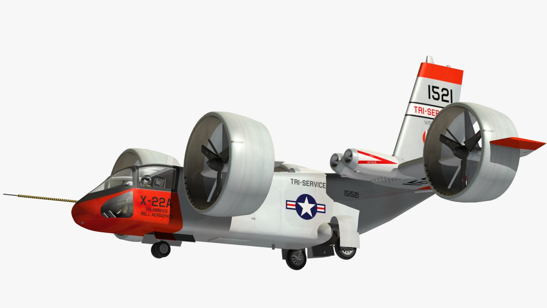 Bell X22 3D - TurboSquid 1369676