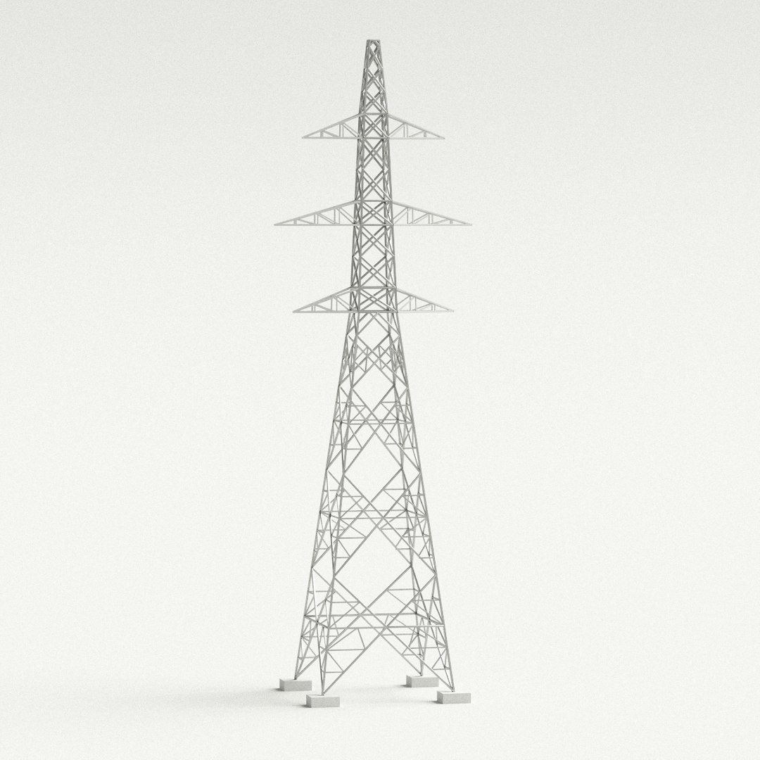 3D Model Electric Tower - TurboSquid 1189911