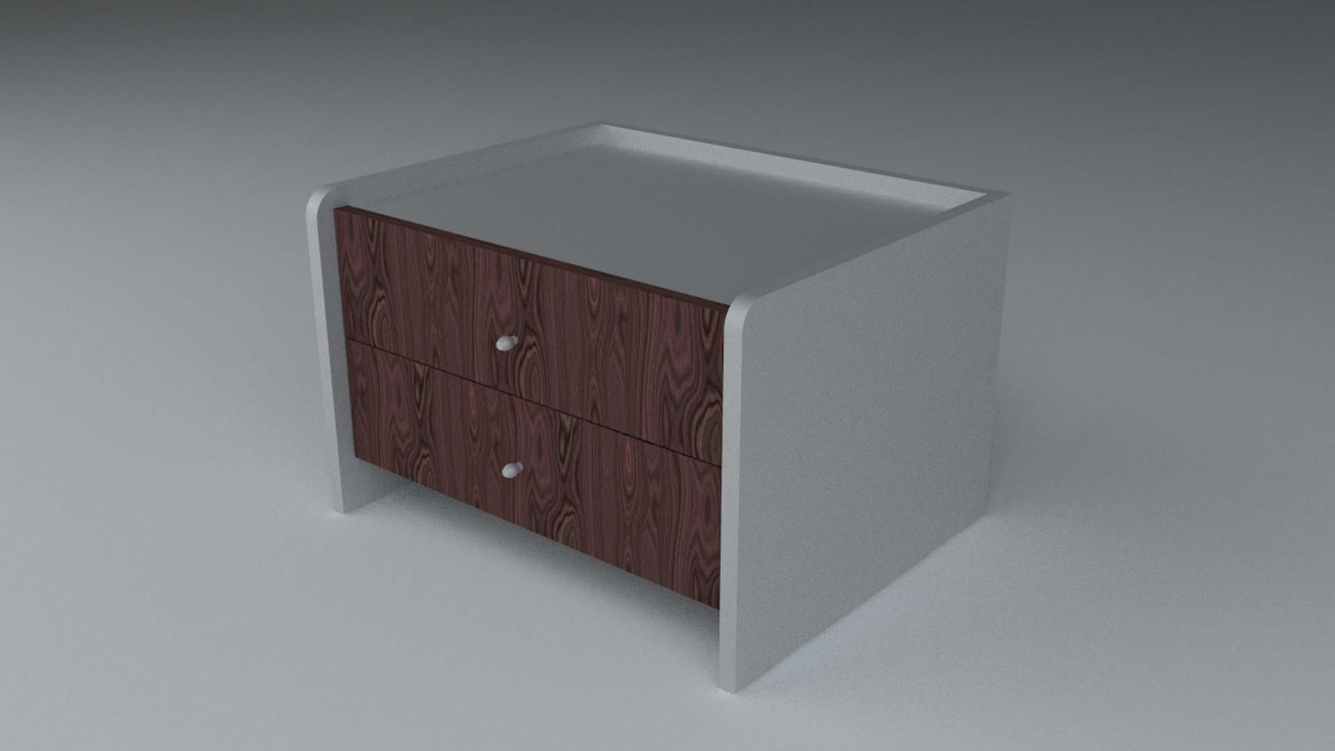 3d Model Bedside Table