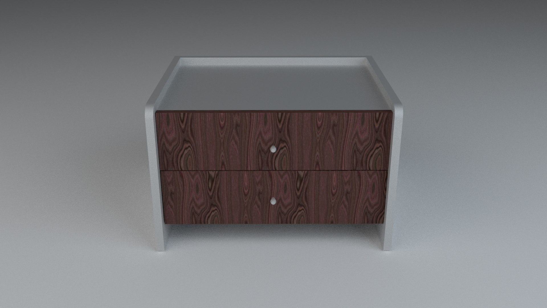 3d Model Bedside Table